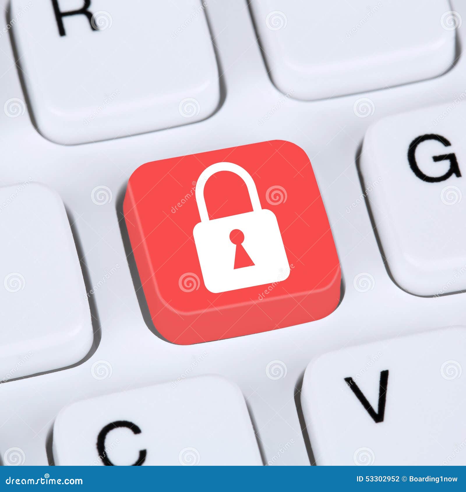 Internet Concept Computer Security Lock Symbol Stock Photo - Image of ...
