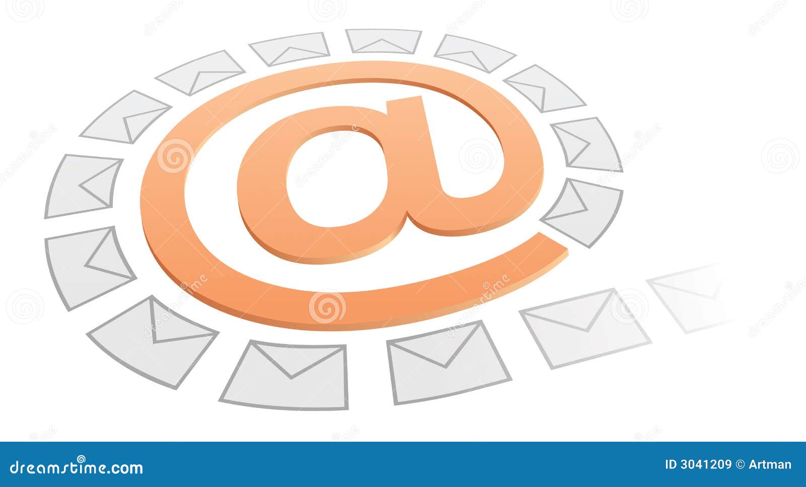 Internet Concept: Email Symbol Stock Vector - Illustration of concepts ...