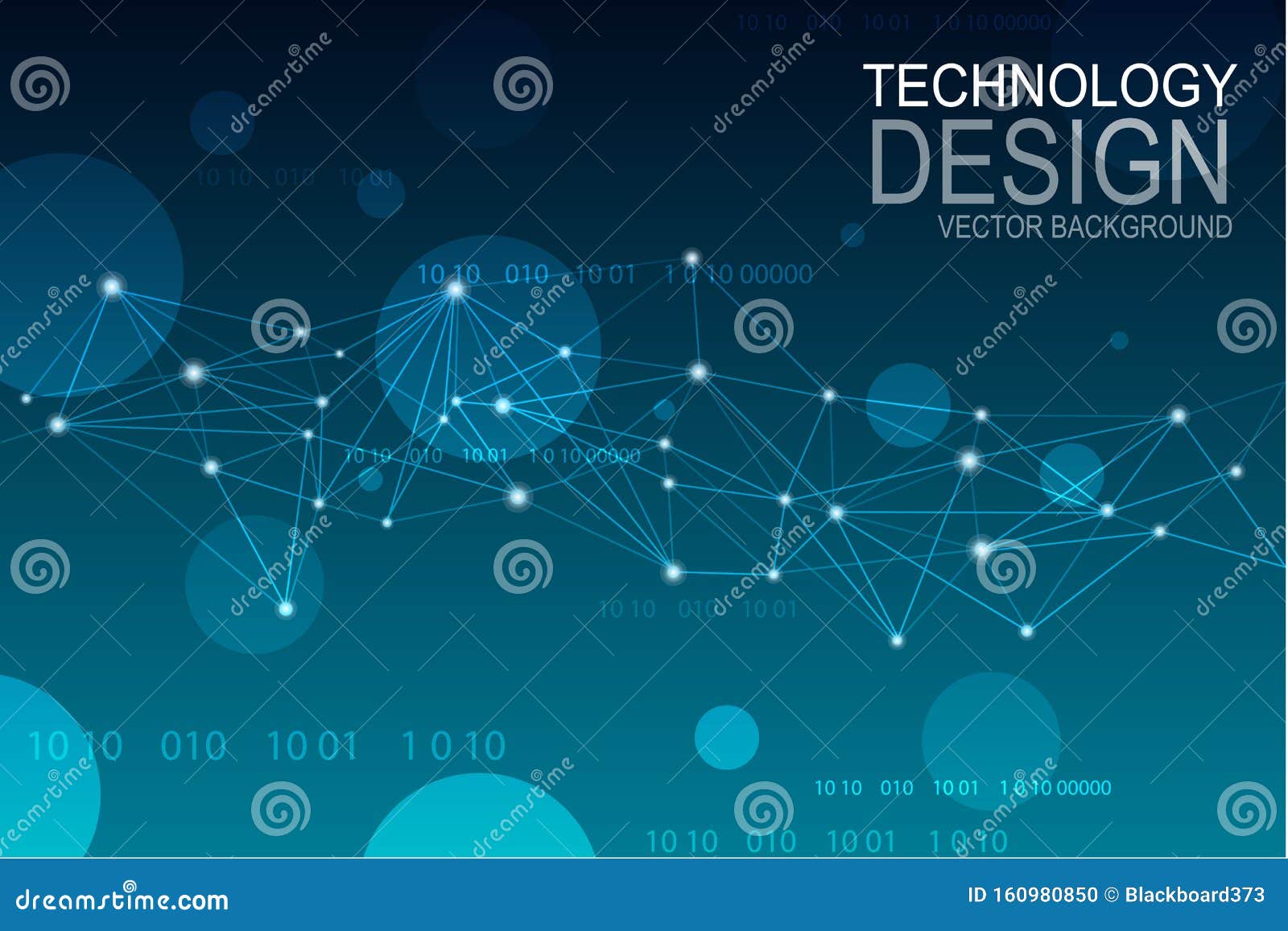 Abstract Image Background Interconnection Communication Stock Vector ...
