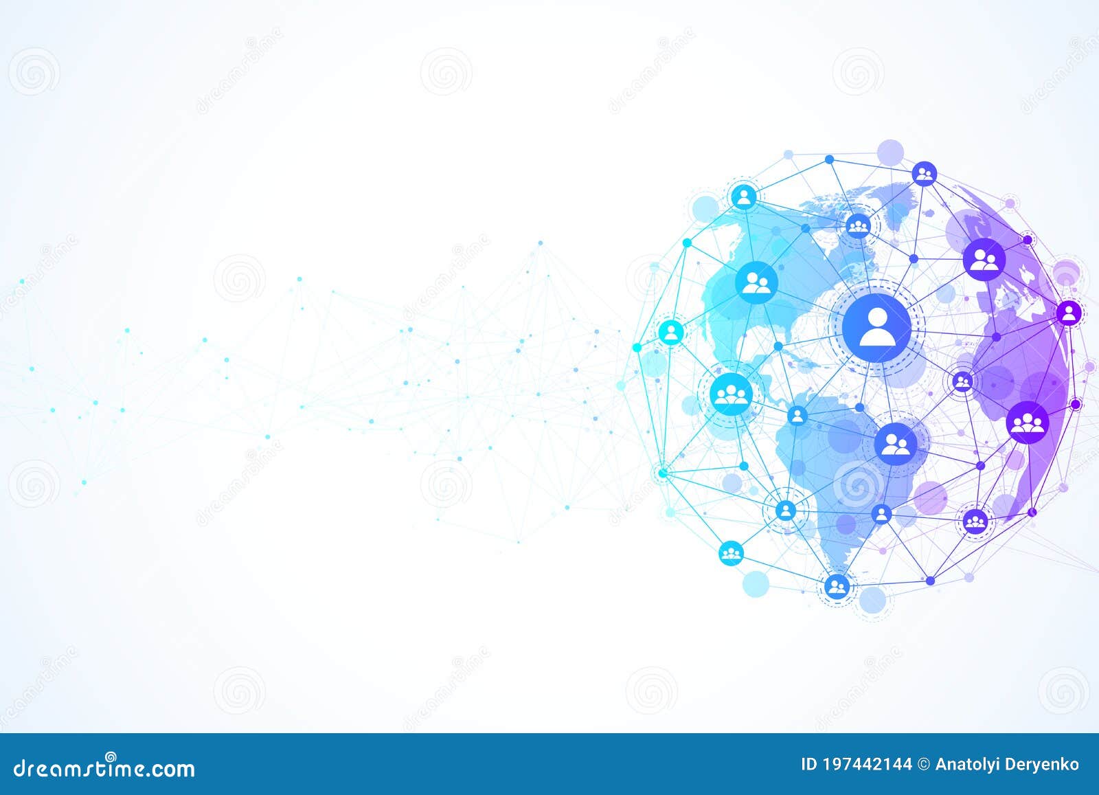 Internet Connection Background, Abstract Sense of Science and ...