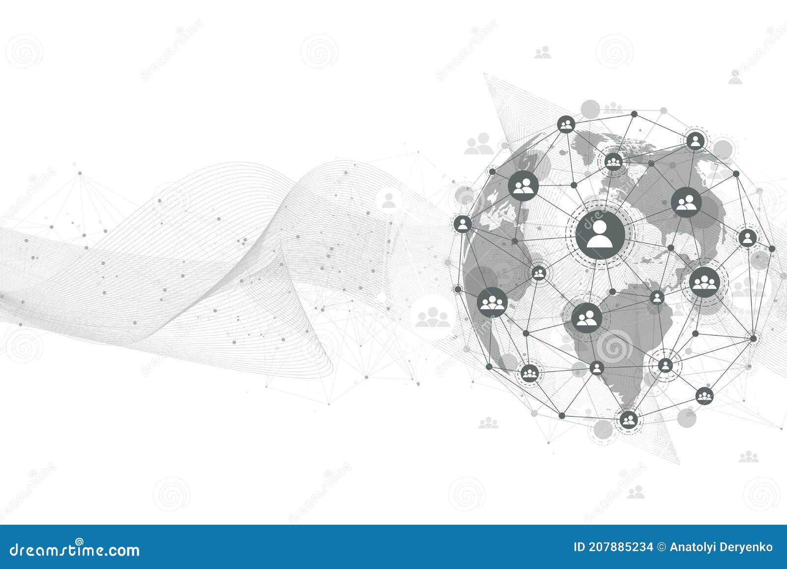 Internet Connection Background, Abstract Sense of Science and ...