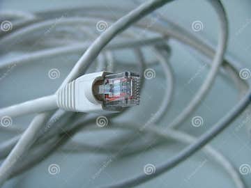Internet connection cable stock image. Image of technology - 407399