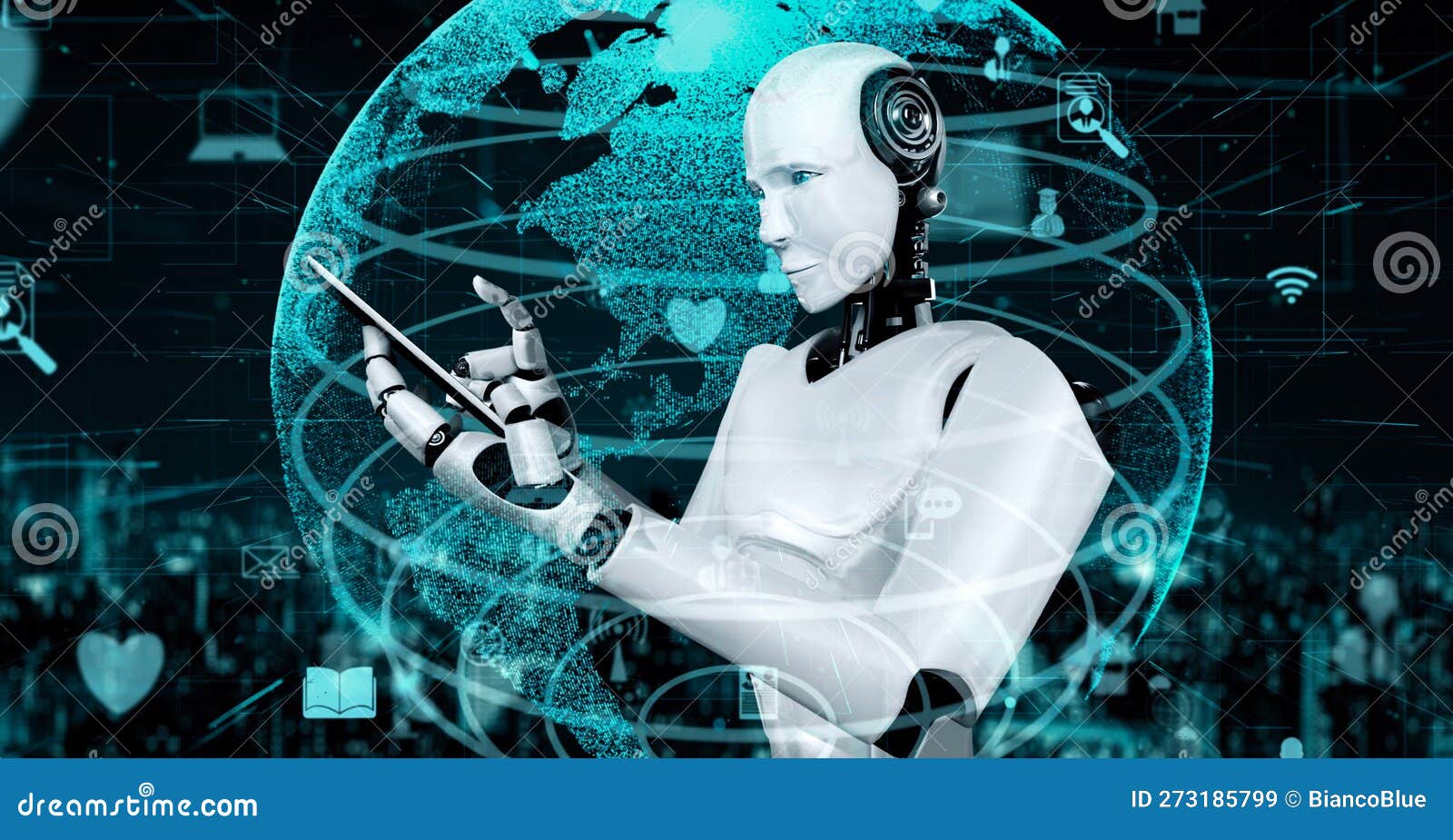 Internet Connection Controlled by AI Robot Huminoid and Machine ... Internet Connection Controlled by AI Robot Huminoid and Machine ...