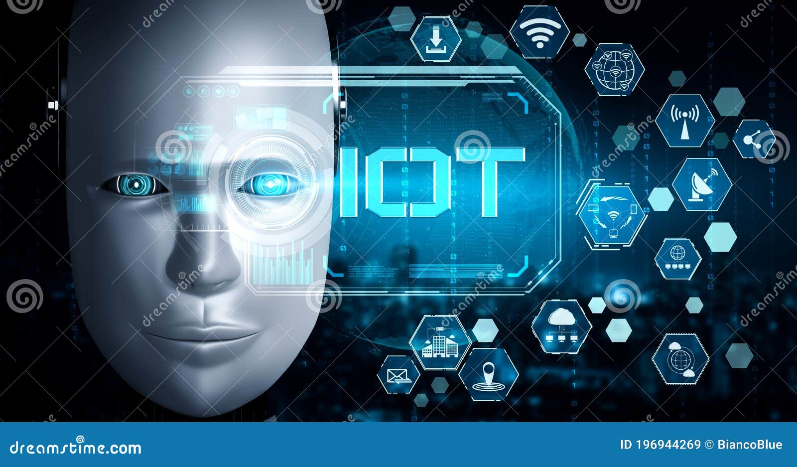 Internet Connection Controlled by AI Robot and Machine Learning Process ...