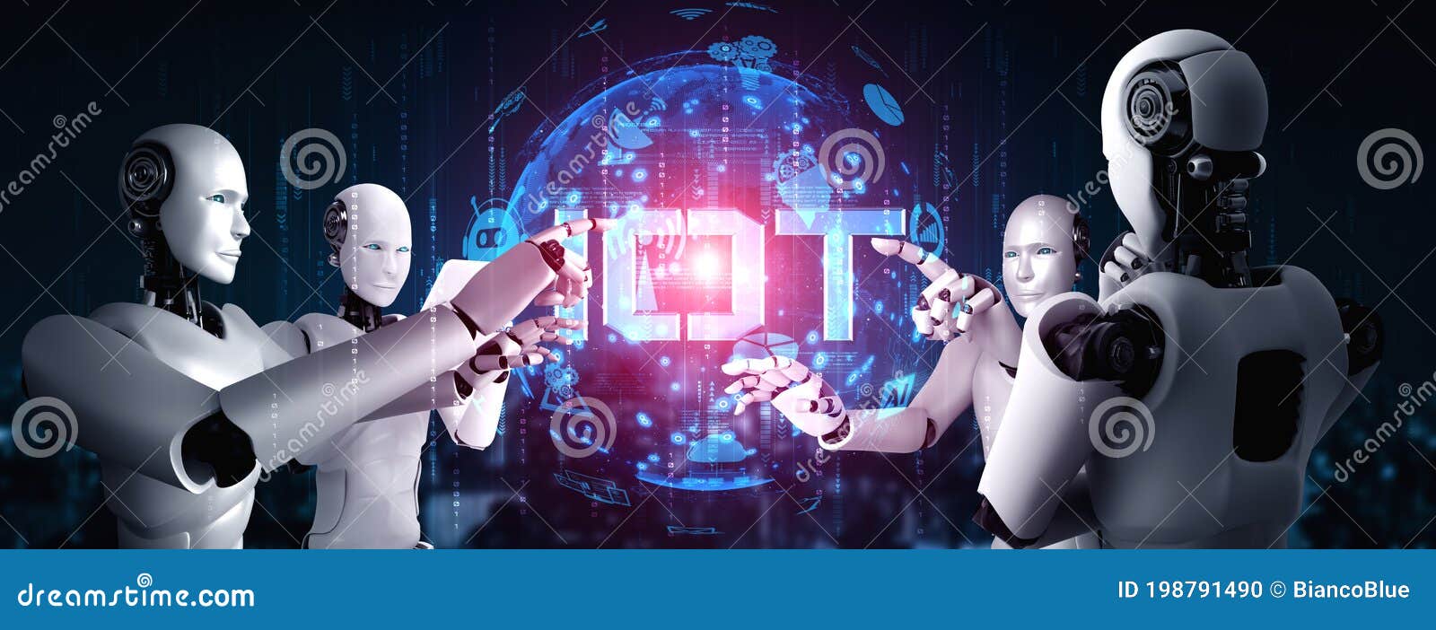 Internet Connection Controlled by AI Robot and Machine Learning Process ...