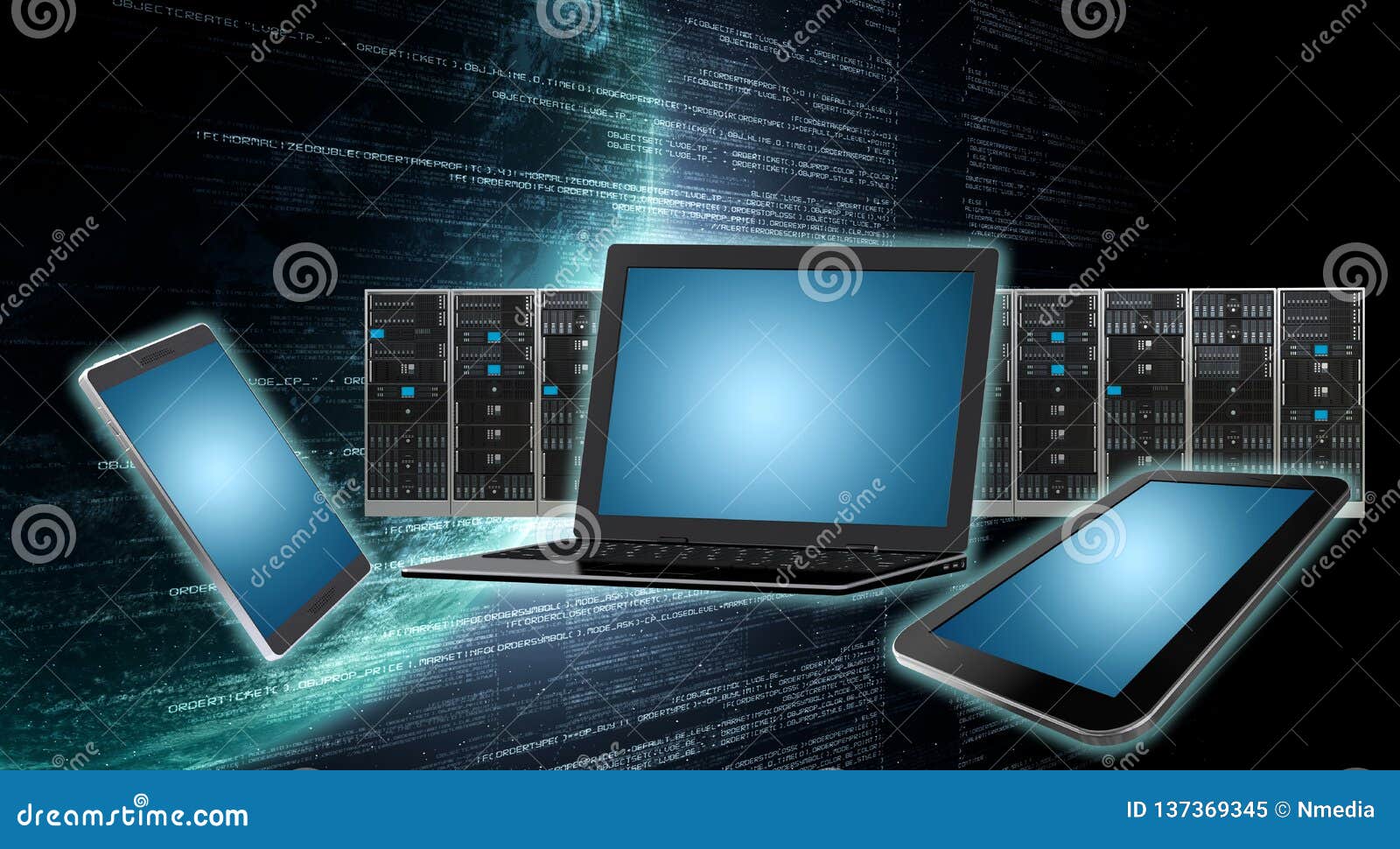 Internet Connection Equipment Stock Illustration - Illustration of ...