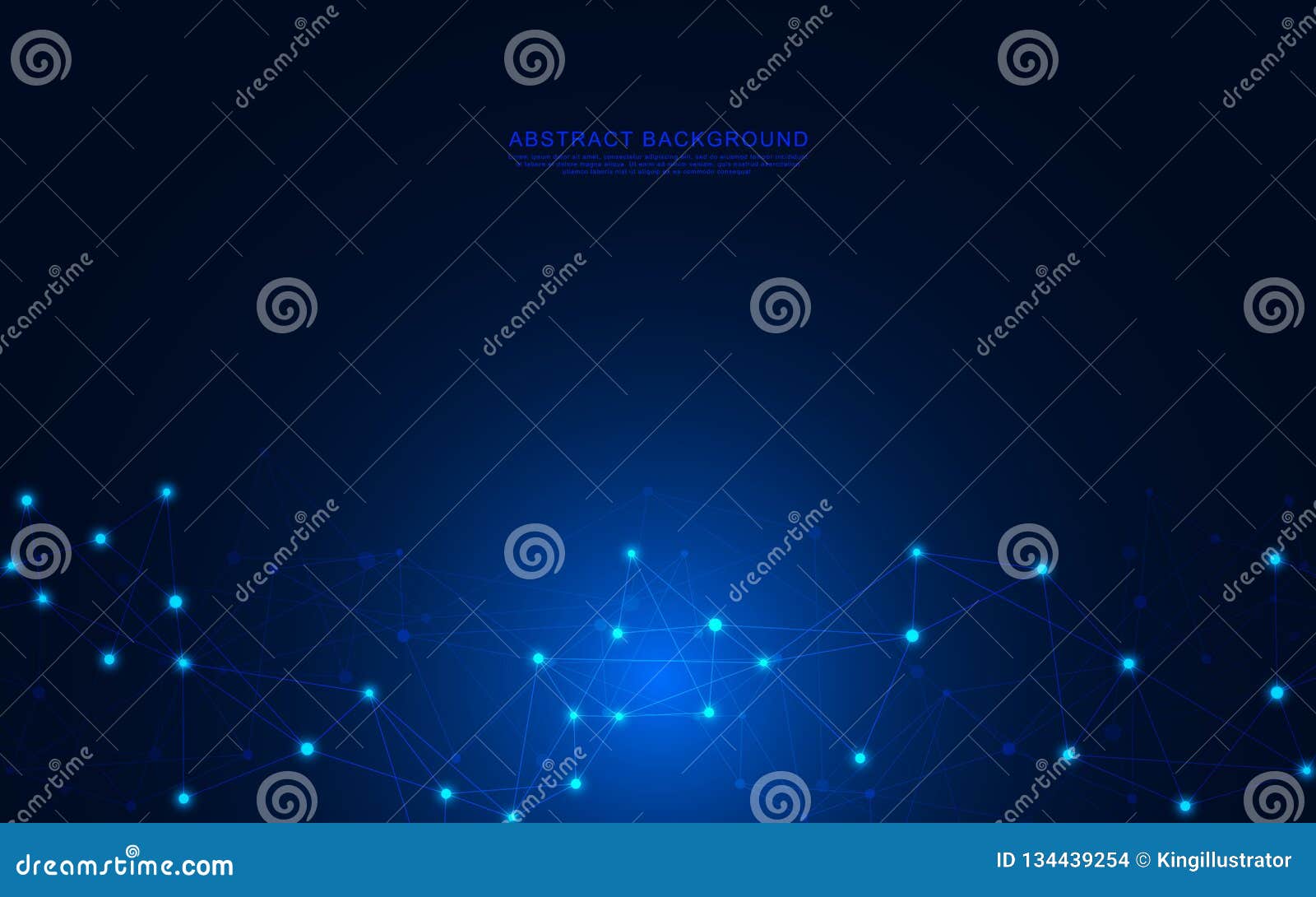 Internet Connection. Geometric Abstract Background with Connected Dots ...