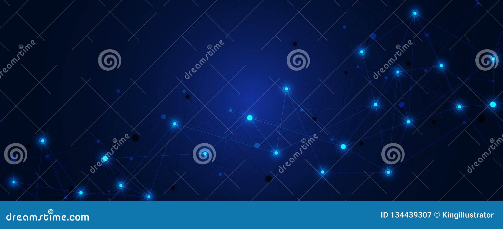 Internet Connection. Geometric Abstract Background with Connected Dots ...