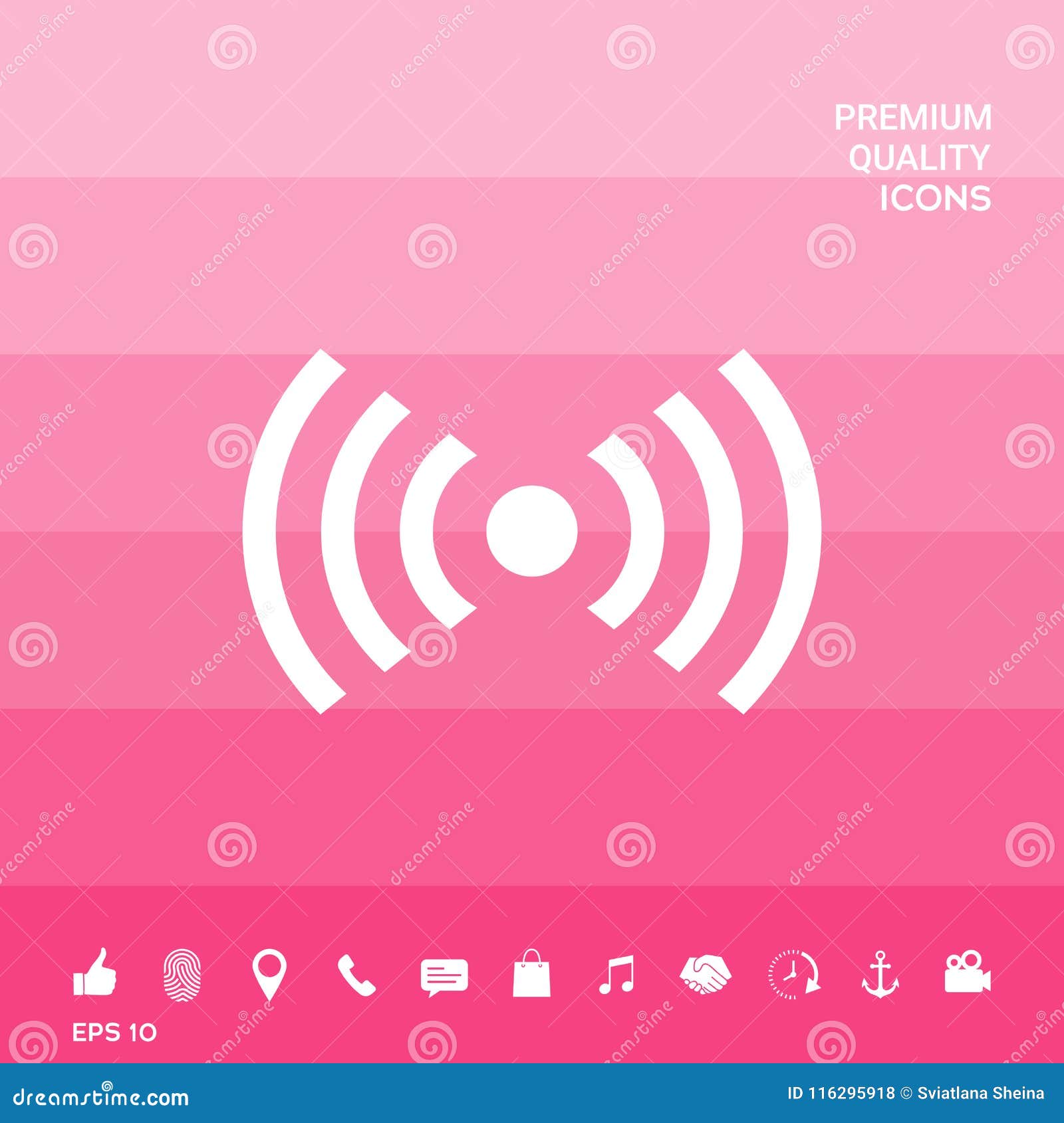 Internet connection icon stock vector. Illustration of access - 116295918