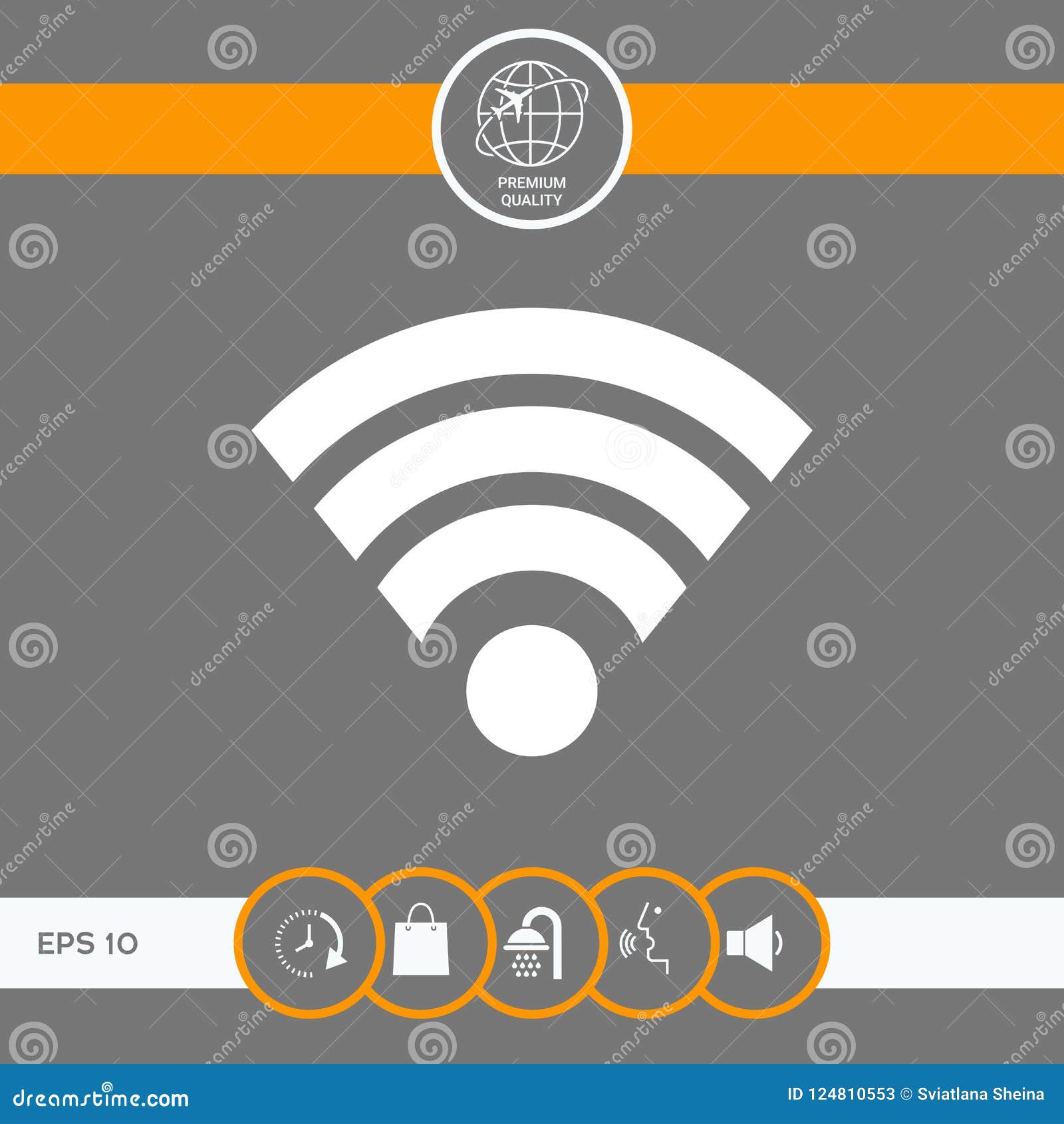 Internet connection icon stock vector. Illustration of internet - 124810553