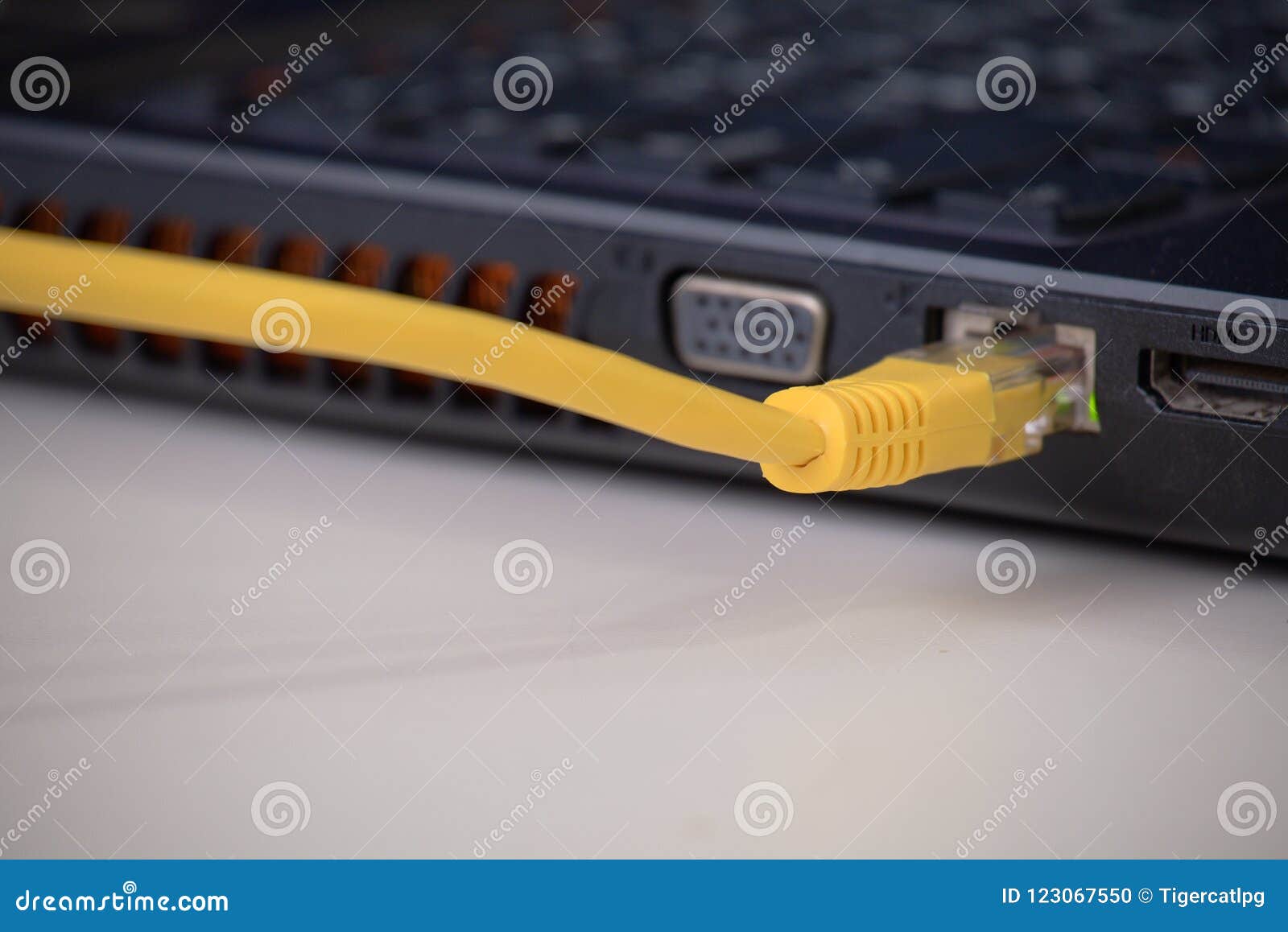 Internet connection by LAN stock photo. Image of upload - 123067550