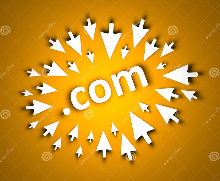 Internet Connection Metaphor Stock Illustration - Illustration of ...