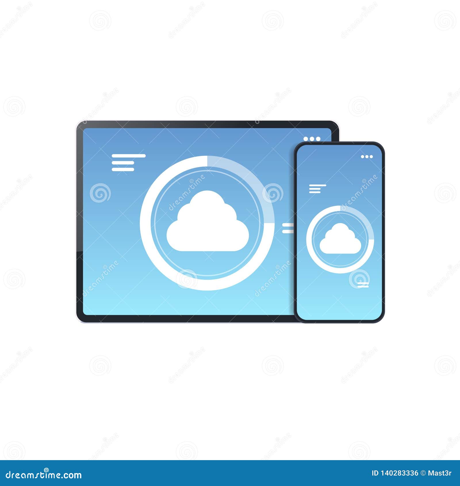 Internet Connection Mobile Application Cloud Synchronization Tablet ...