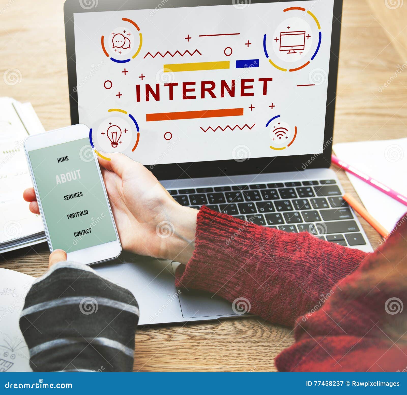 Internet Connection Networking Online Concept Stock Image - Image of ...