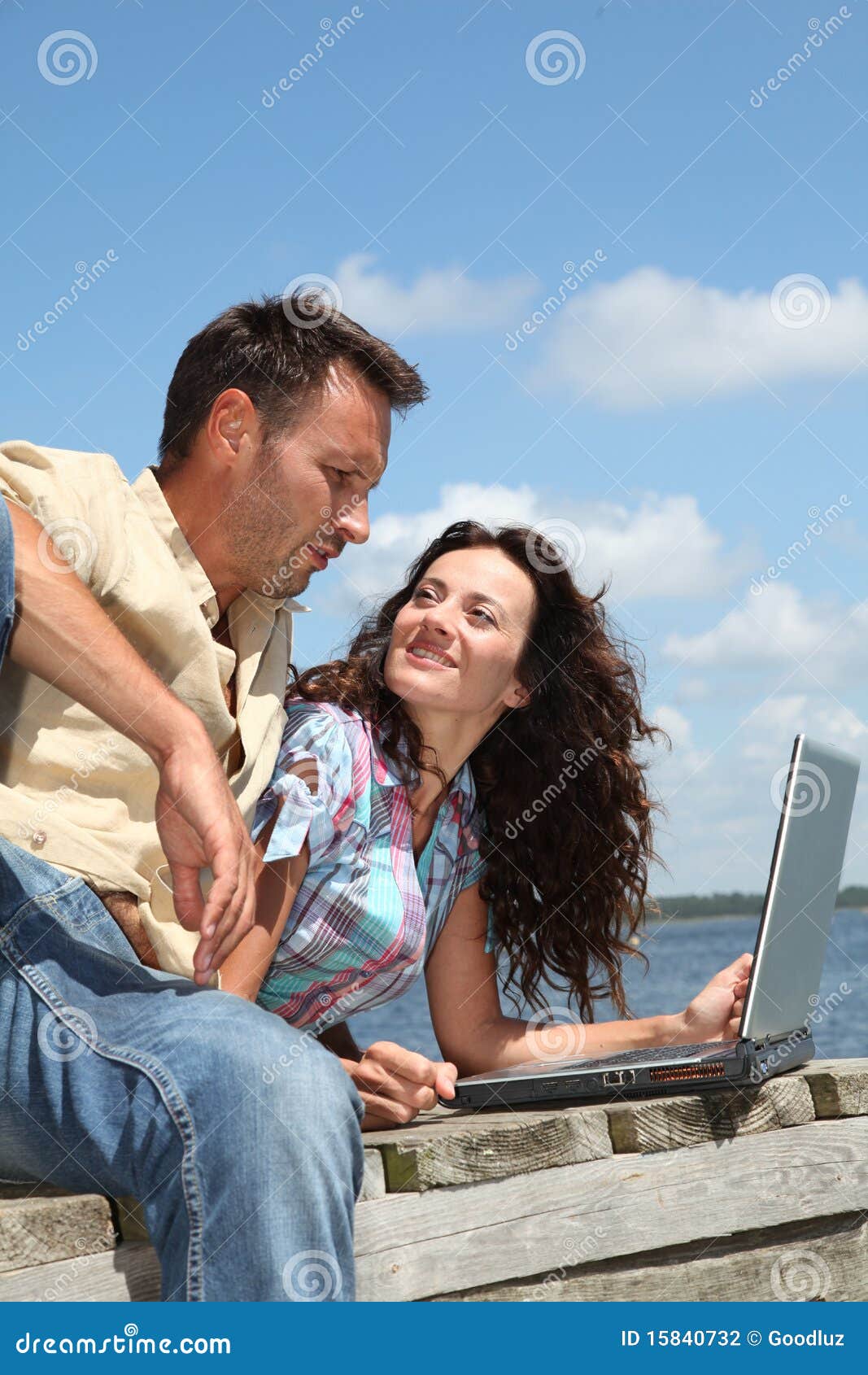 Internet Connection Outside Stock Photo - Image of websurfing, blue ...