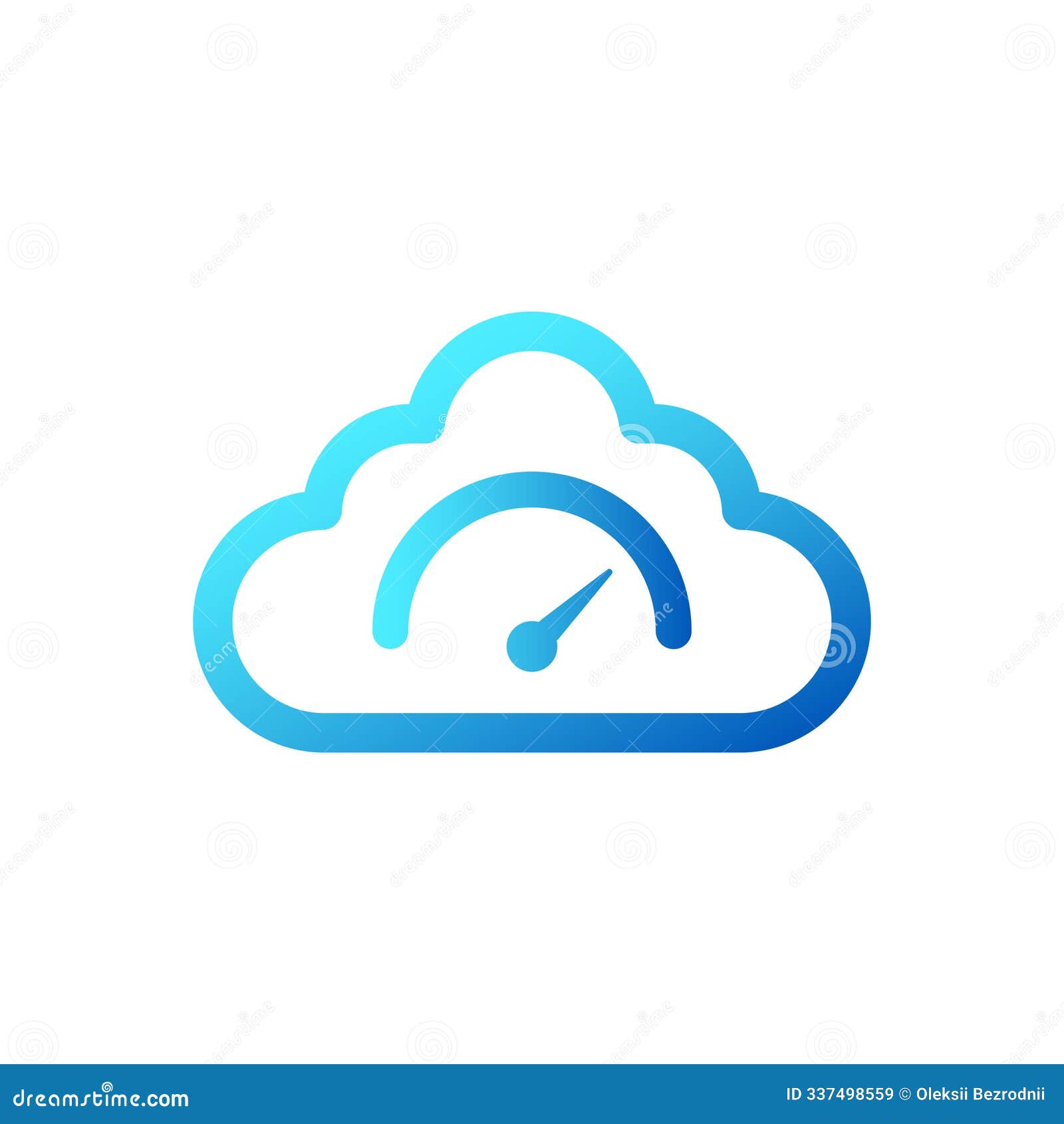 Internet Connection Quality Check Icon, Speed Test. Stock Illustration ...