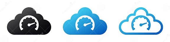 Internet Connection Quality Check Icon, Speed Test Icon Stock Vector ...