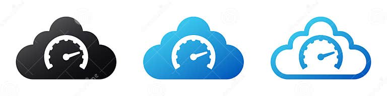 Internet Connection Quality Check Icon, Speed Test Icon Stock Vector ...