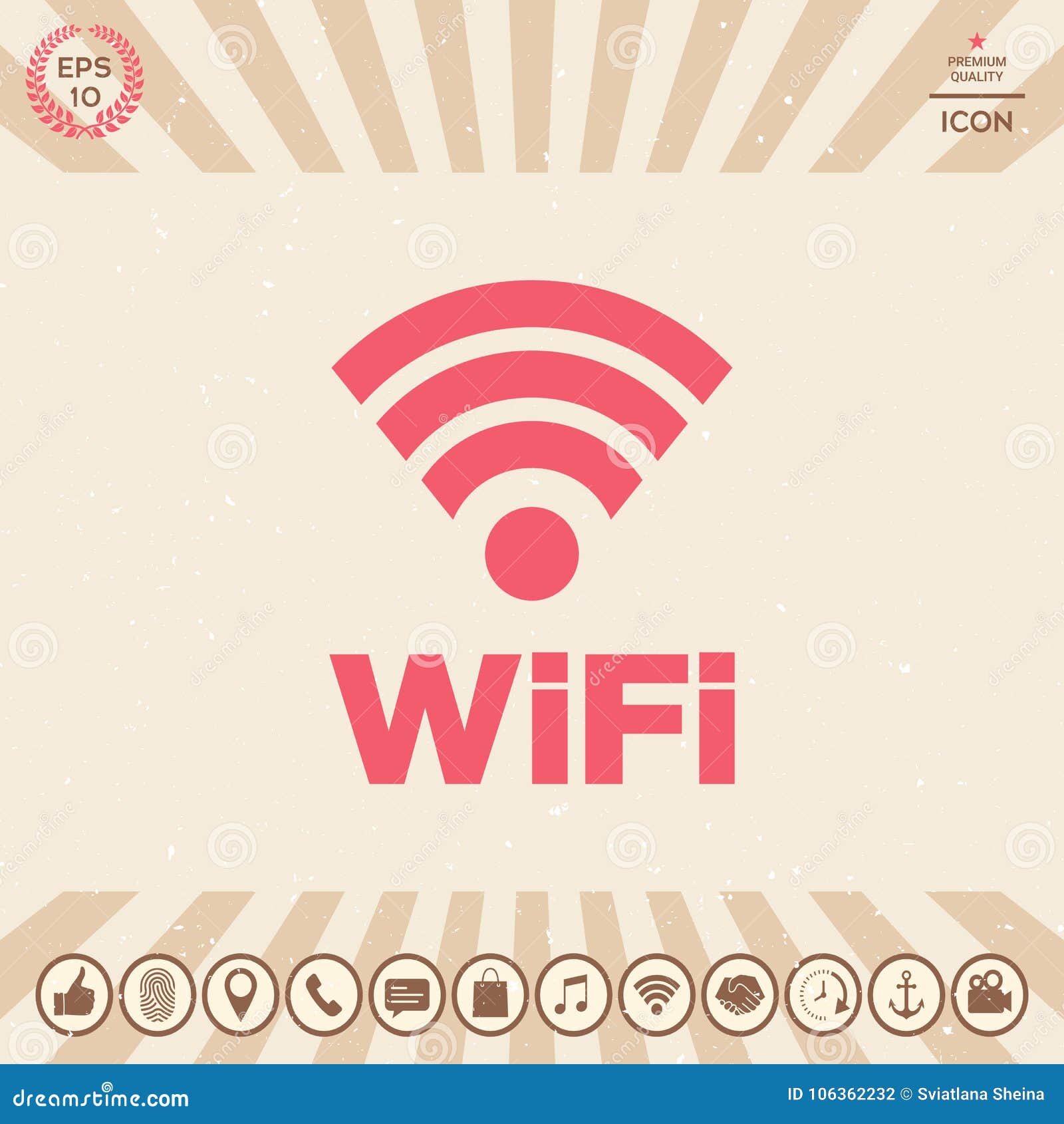 Internet Connection Symbol Icon Stock Vector - Illustration of website ...