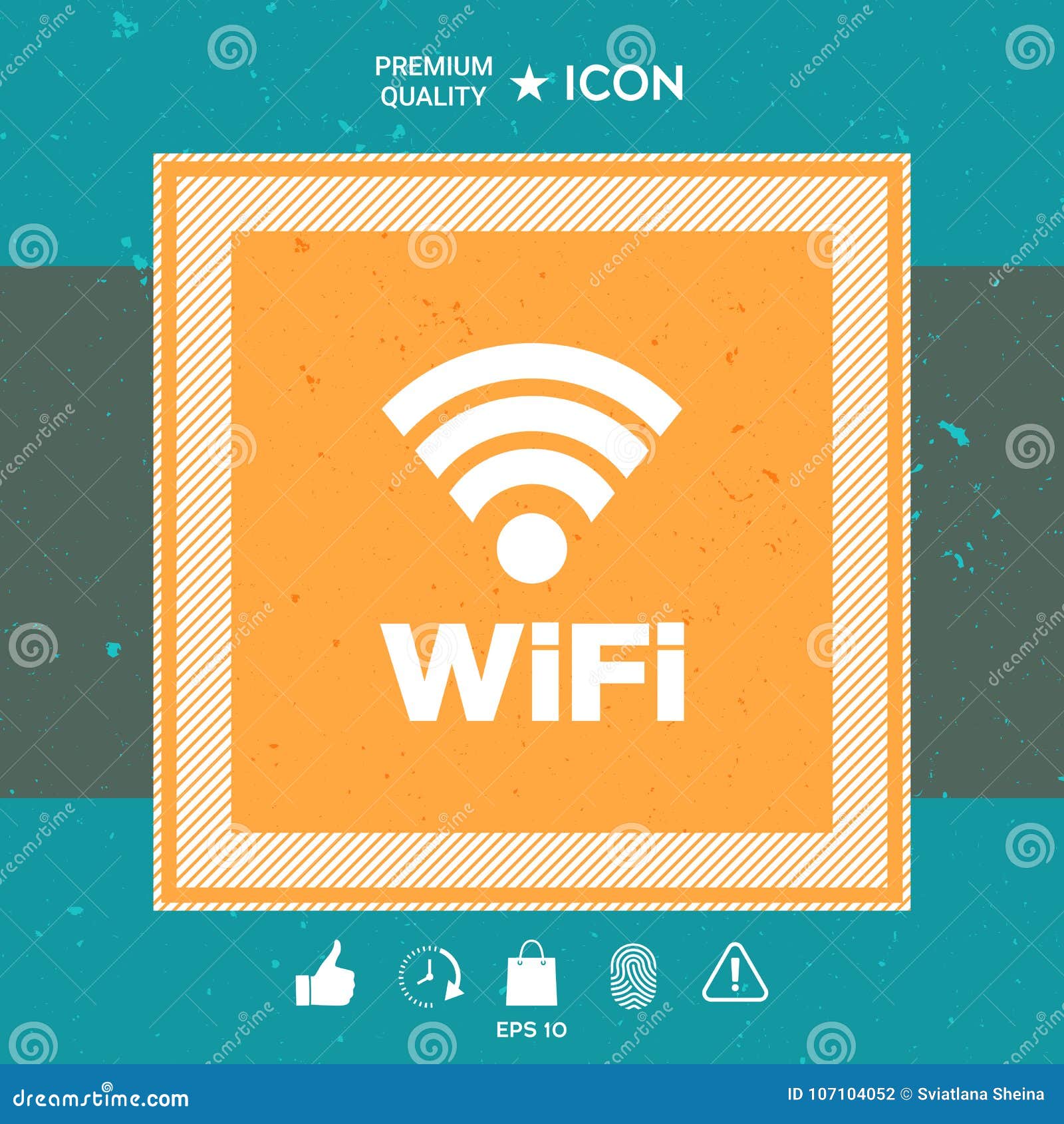 Internet Connection Symbol Icon Stock Vector - Illustration of public ...