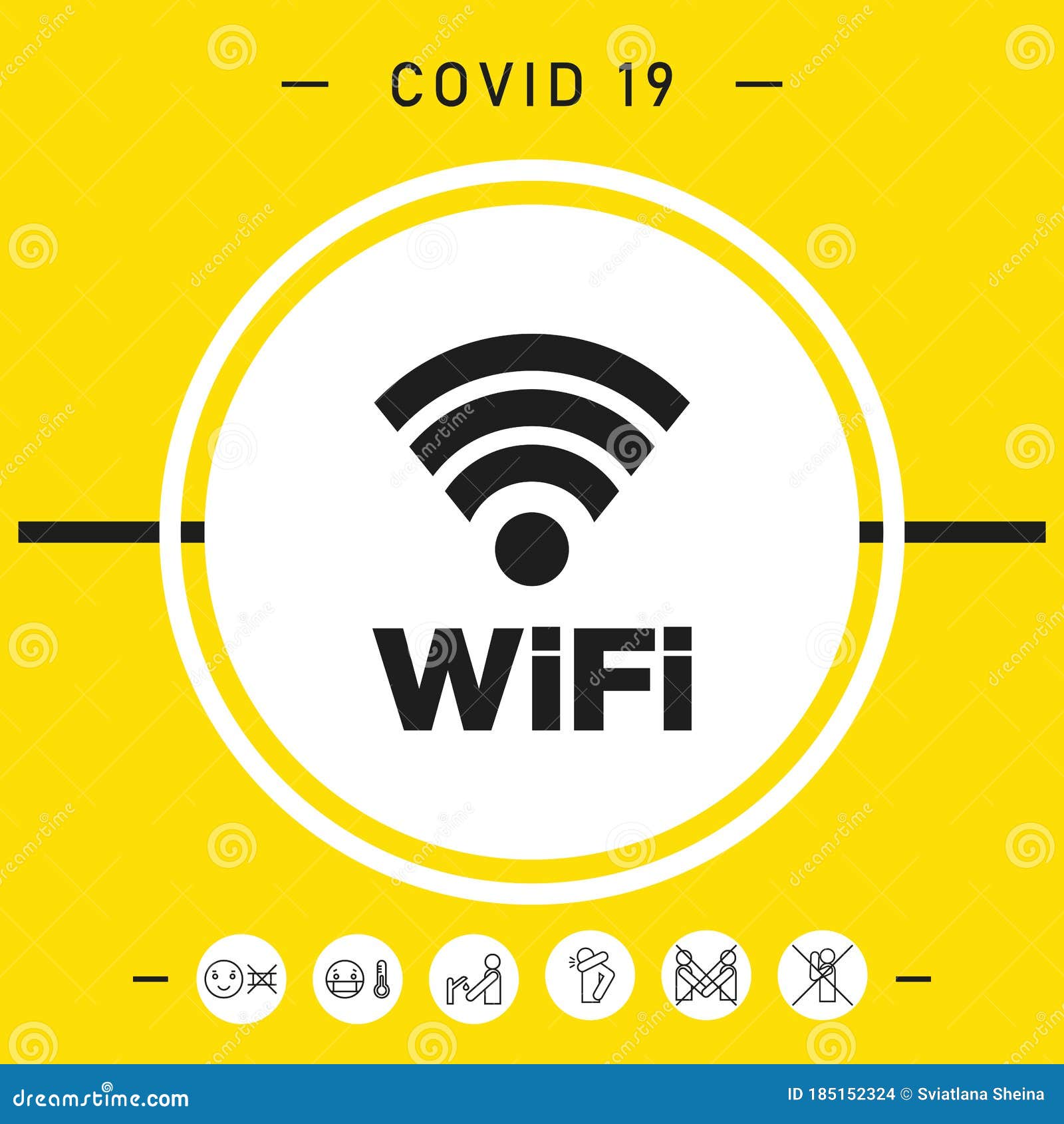 Internet Connection Symbol Icon. Graphic Elements for Your Design Stock ...