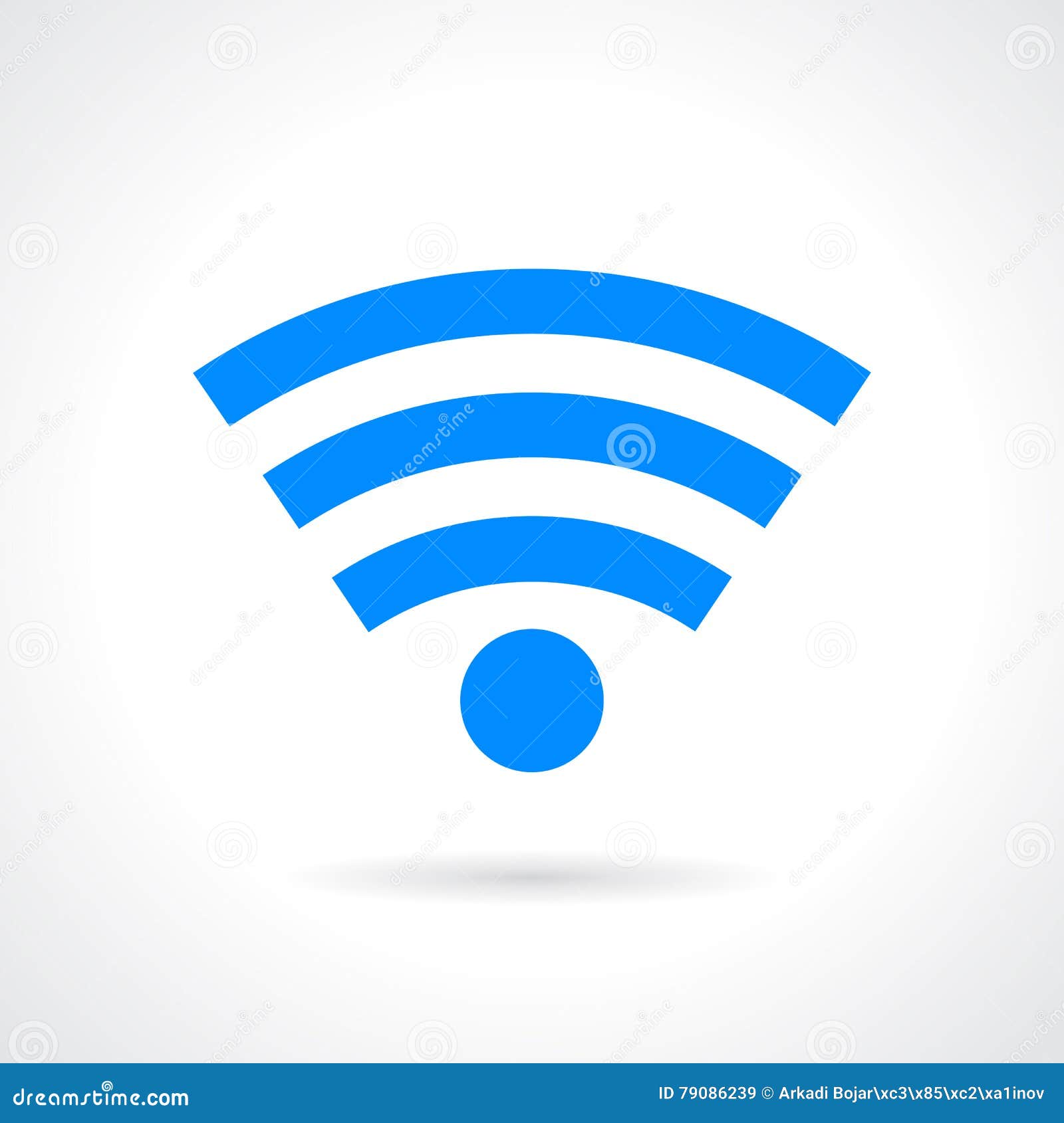 Internet connection symbol stock vector. Illustration of blue - 79086239