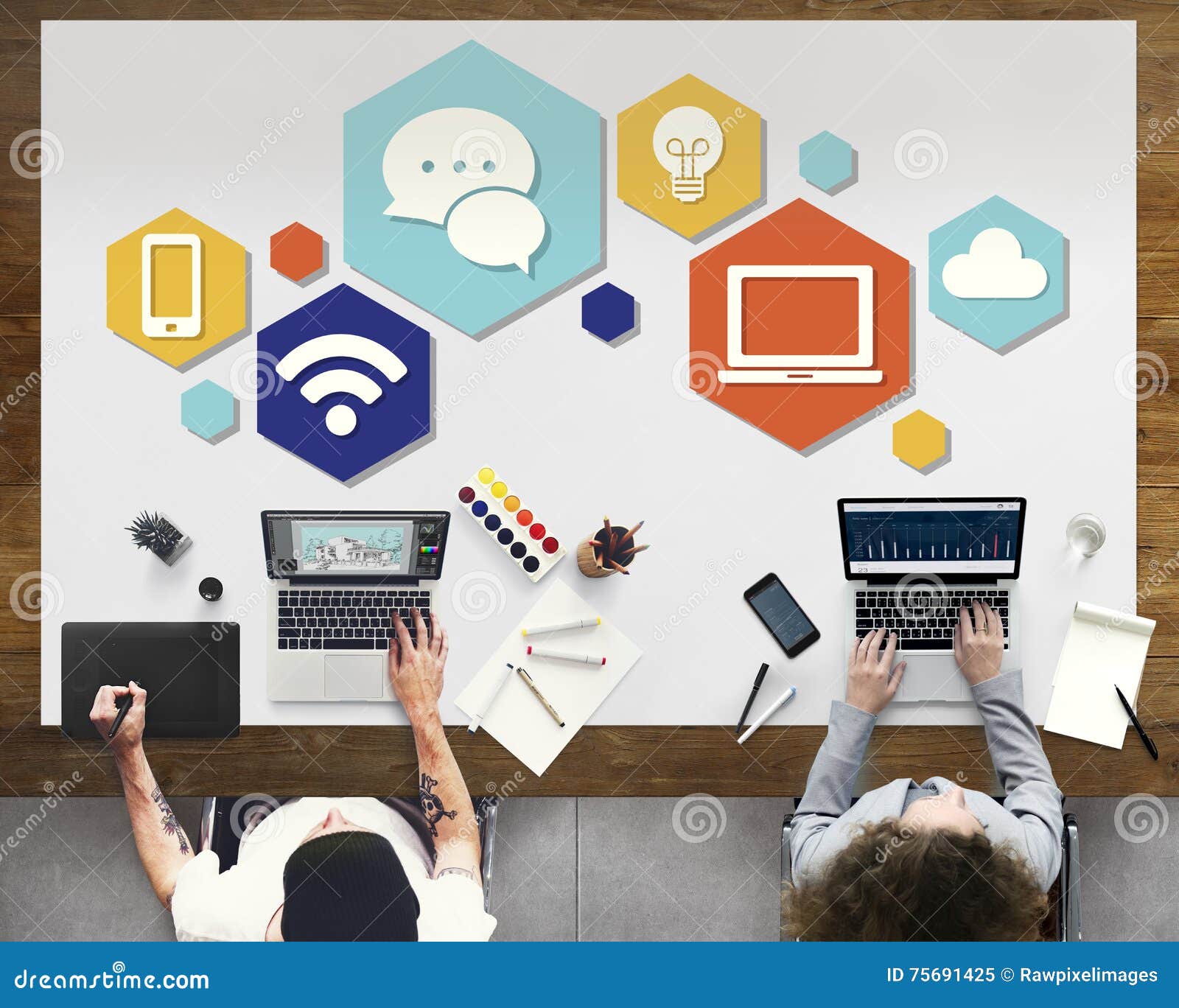 Internet Connection Technology Computer Social Concept Stock Image ...