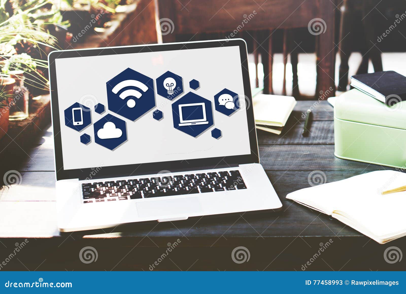 Internet Connection Technology Computer Social Concept Stock Image ...
