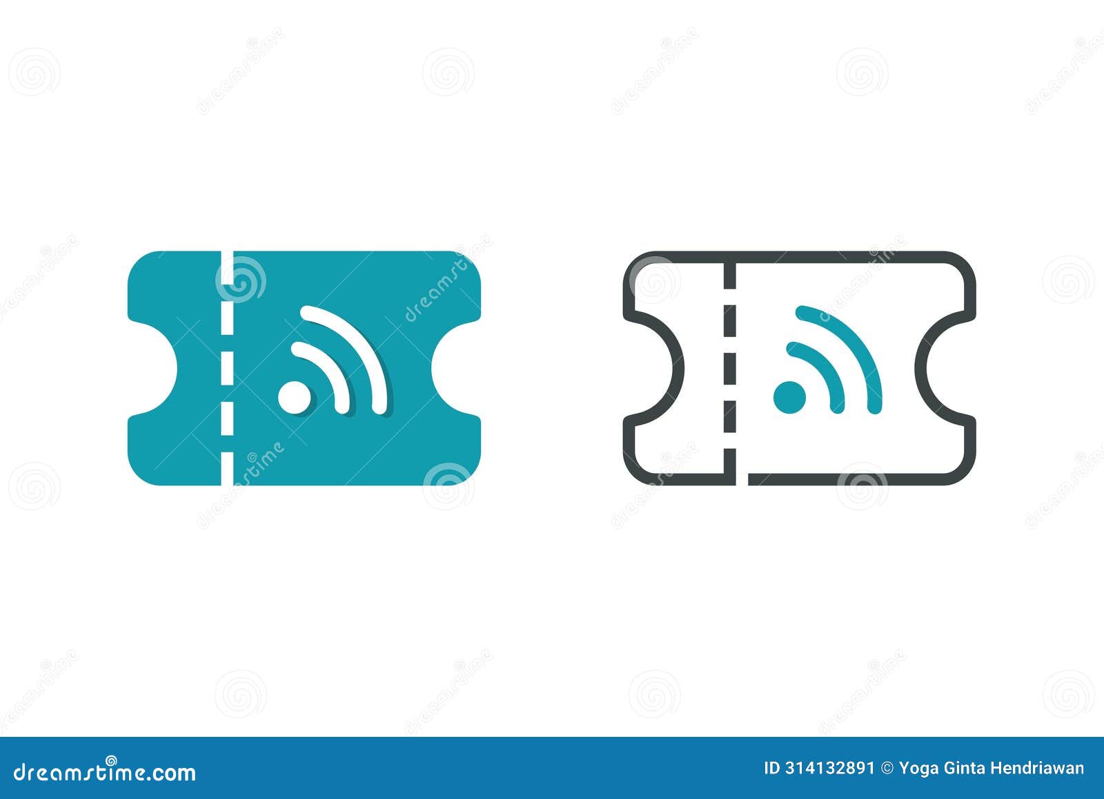 Internet Connection Voucher. Illustration Vector Stock Vector ...