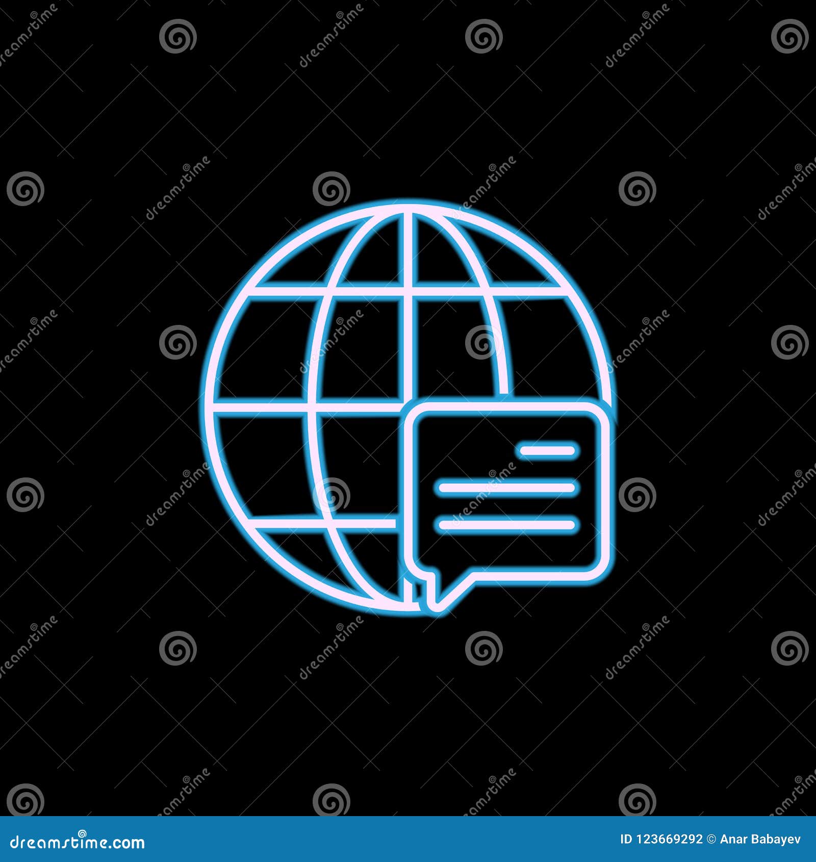 Internet Consulting Line Icon in Neon Style. One of HR Collection Icon ... Internet Consulting Line Icon in Neon Style. One of HR Collection Icon ...