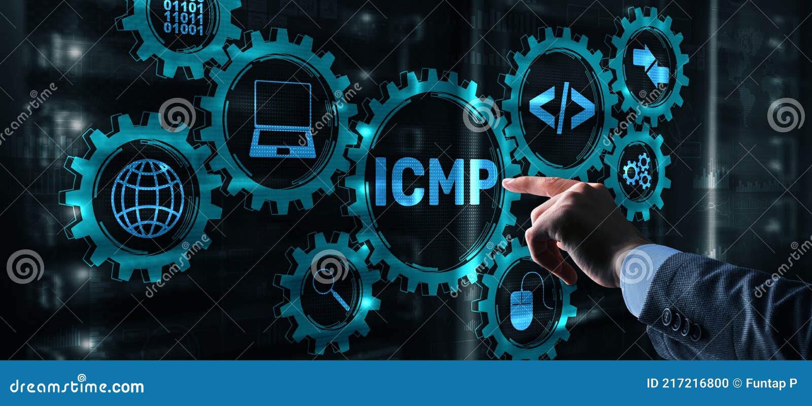 The Internet Control Message Protocol ICMP 2021 Stock Illustration ...