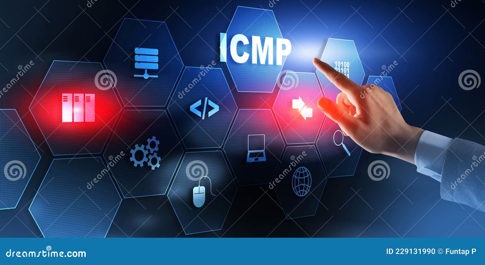 The Internet Control Message Protocol ICMP 2021 Stock Photo - Image of ...