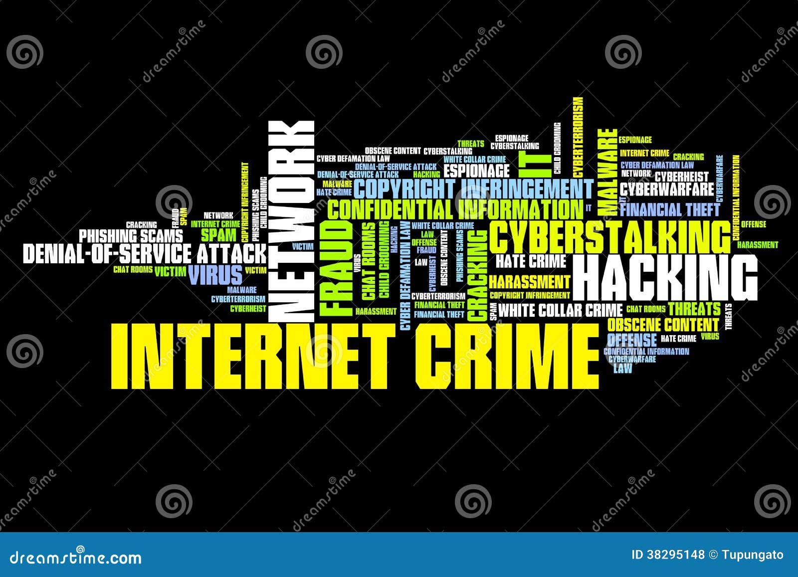 Internet crime stock illustration. Illustration of anonymous - 38295148