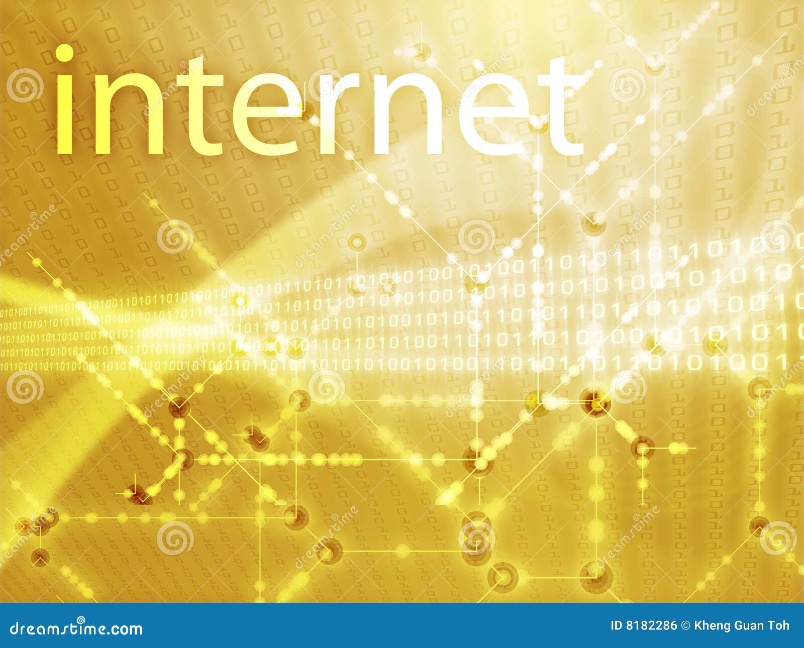 Internet data stock illustration. Illustration of binary - 8182286