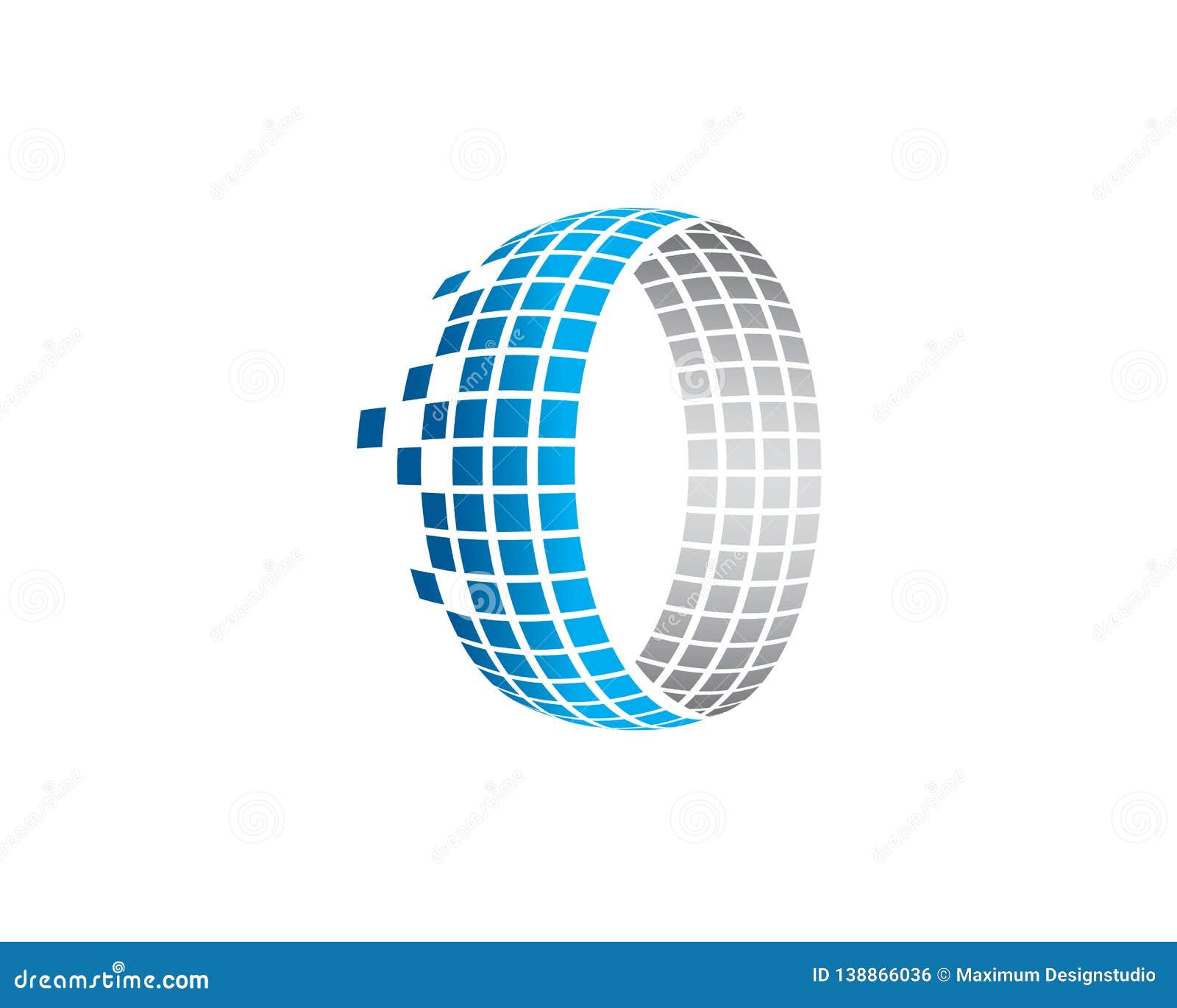 Internet Data Circle Performing Open Portal Connection Stock Vector ...