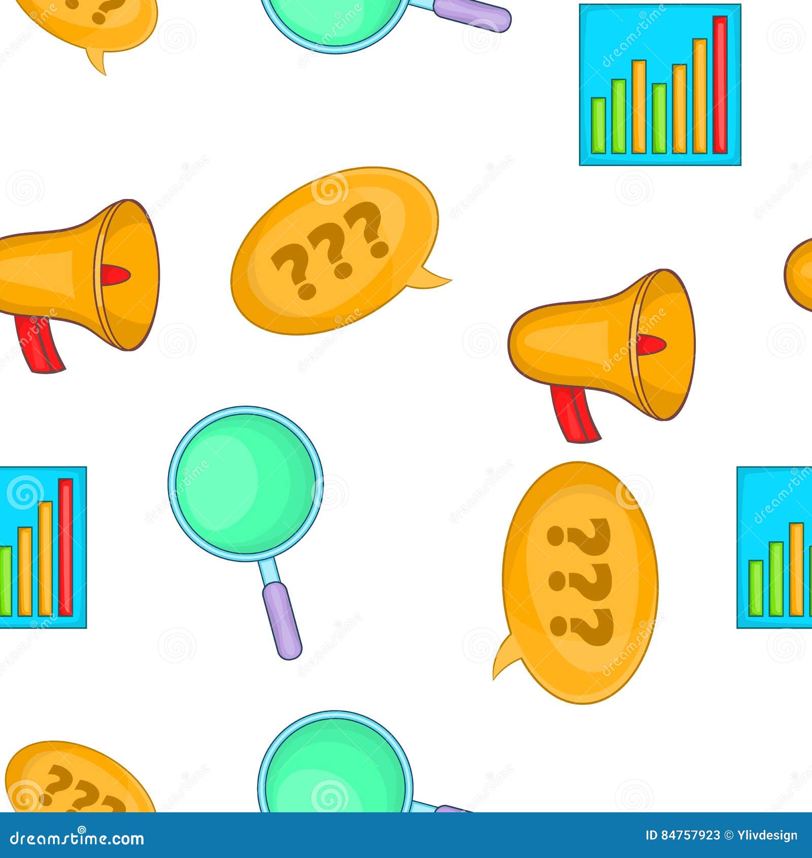 Internet Data Pattern, Cartoon Style Stock Vector - Illustration of ...