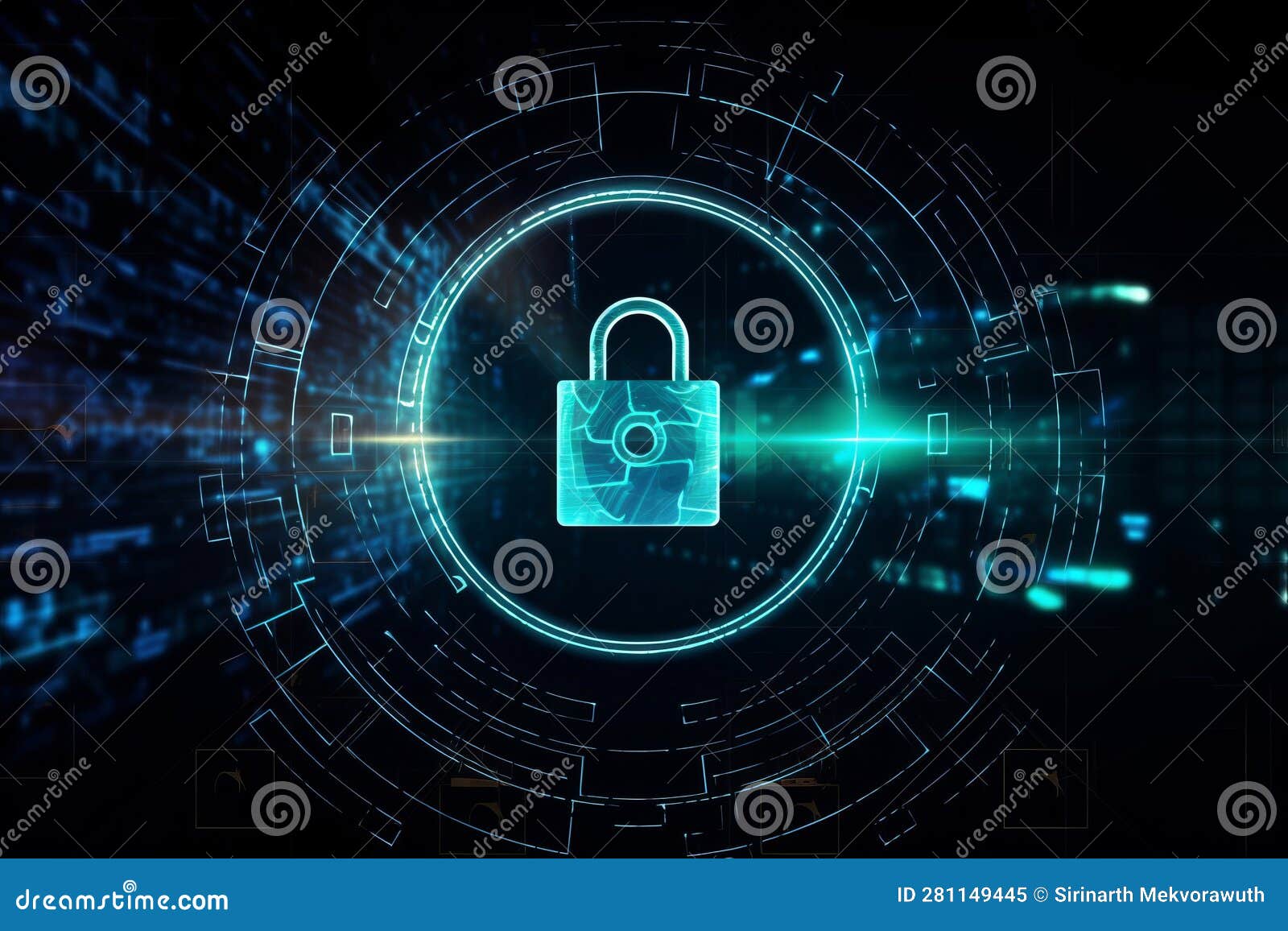 The Internet Data Privacy Information Security Concep Generative Ai Stock Image Image Of