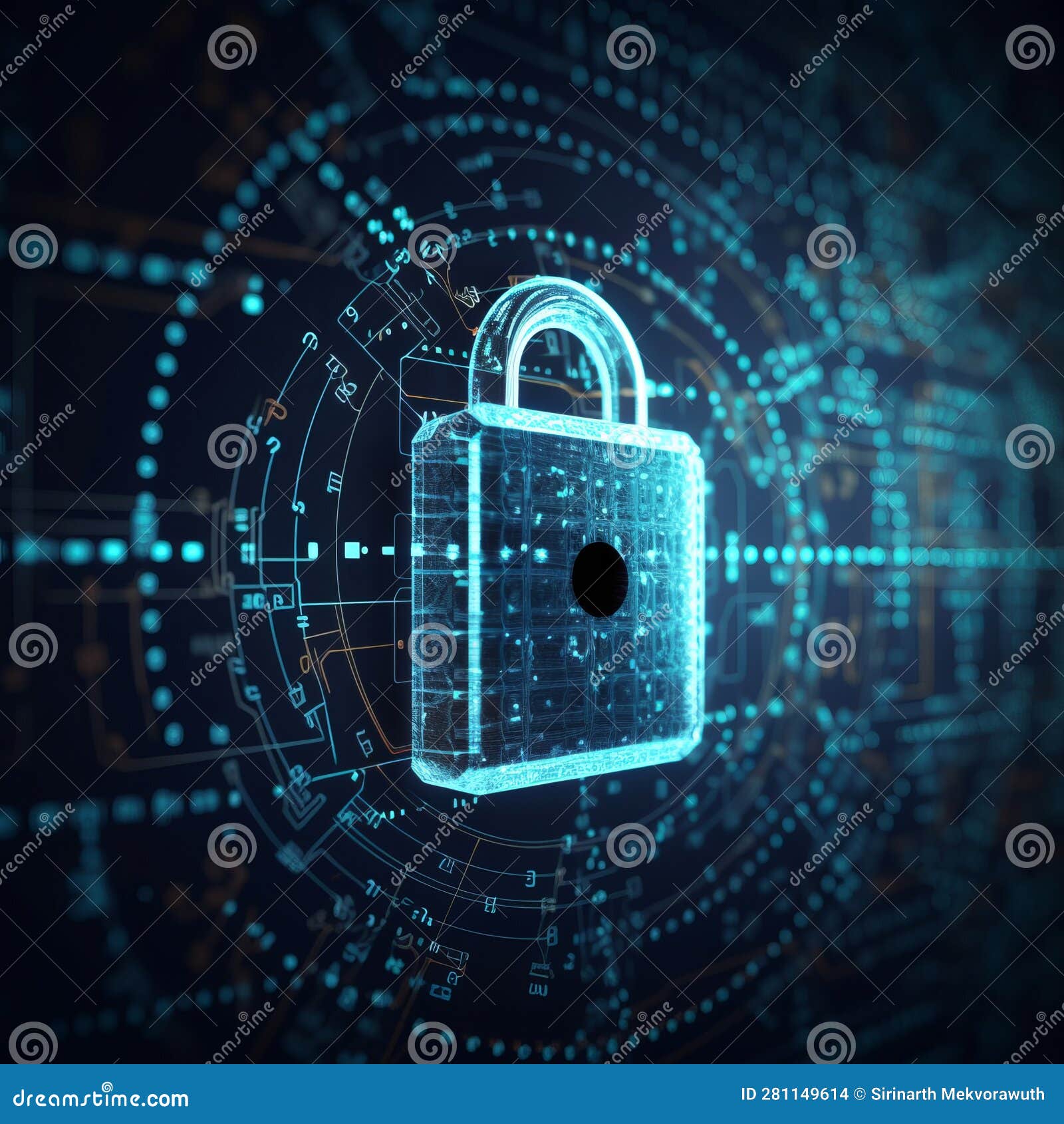 The Internet Data Privacy Information Security Concep. Generative AI ...