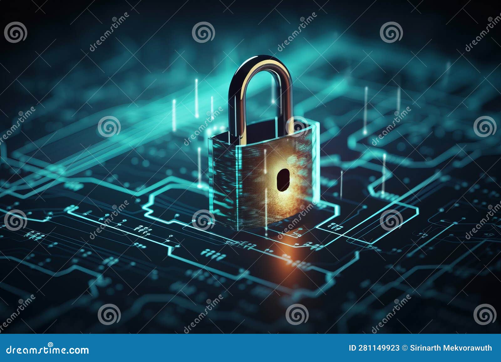 The Internet Data Privacy Information Security Concep. Generative AI ...