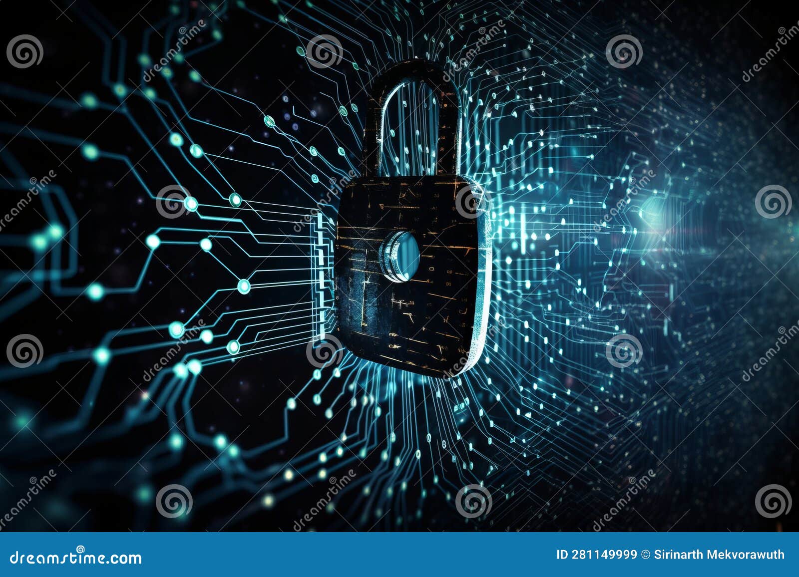 The Internet Data Privacy Information Security Concep. Generative AI ...