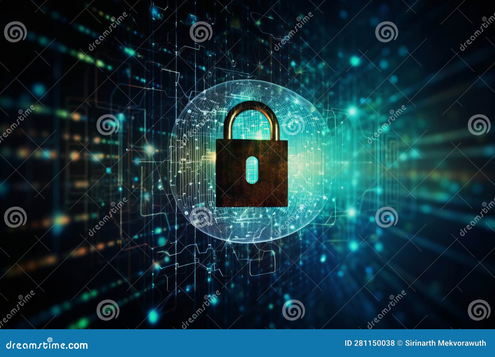 The Internet Data Privacy Information Security Concep. Generative AI ...