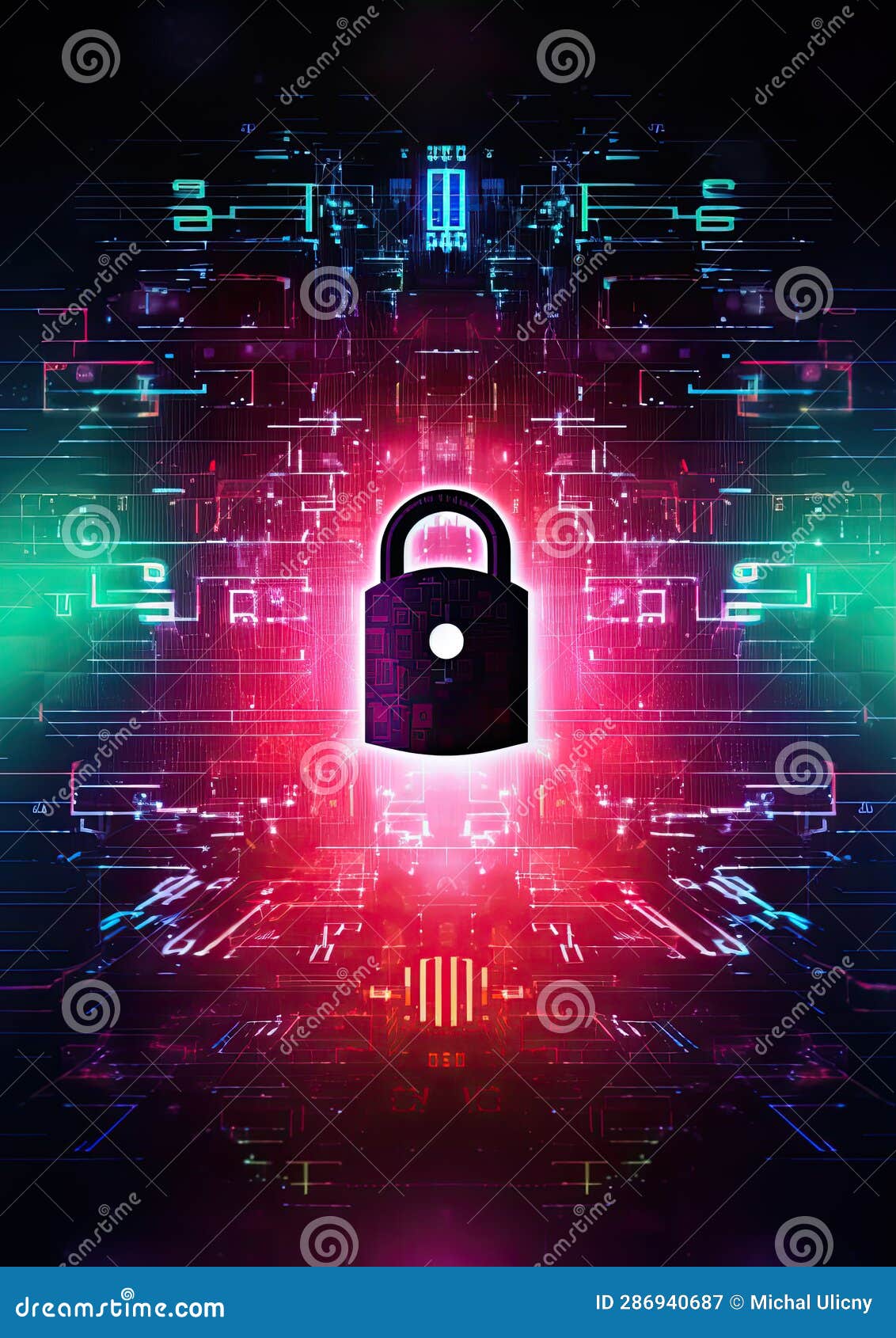 Internet Data Security Concept Stock Image Image Of Firewall Protect