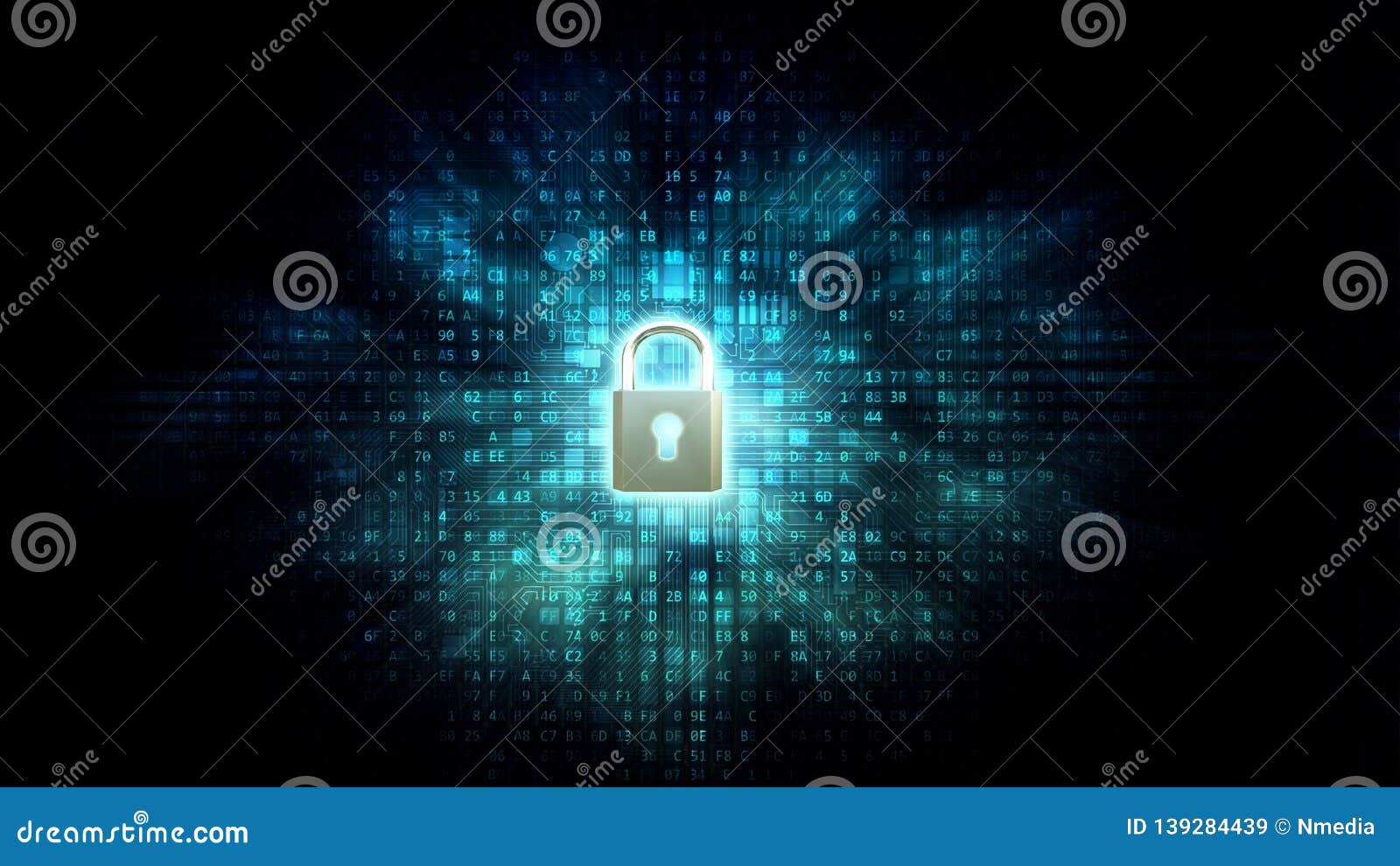 Internet Data security stock illustration. Illustration of internet ...