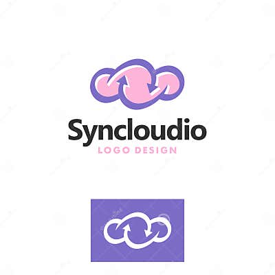 Cloud logo Sync sky icon stock vector. Illustration of business - 231047478