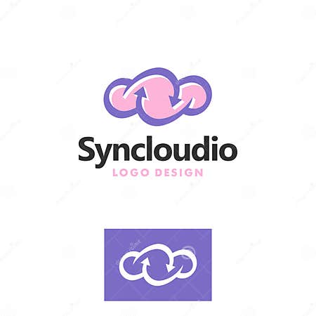 Cloud logo Sync sky icon stock vector. Illustration of business - 231047478