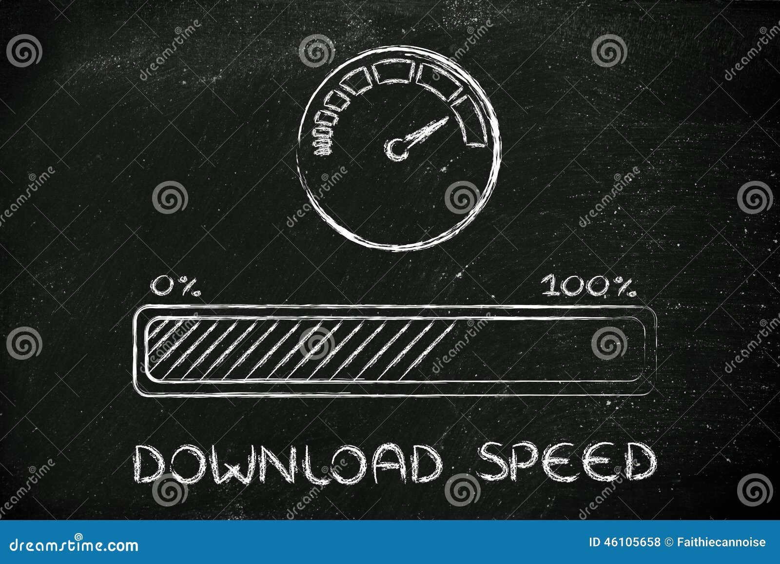 Internet and Data Transfer Rate or Speed Stock Photo - Image of ...