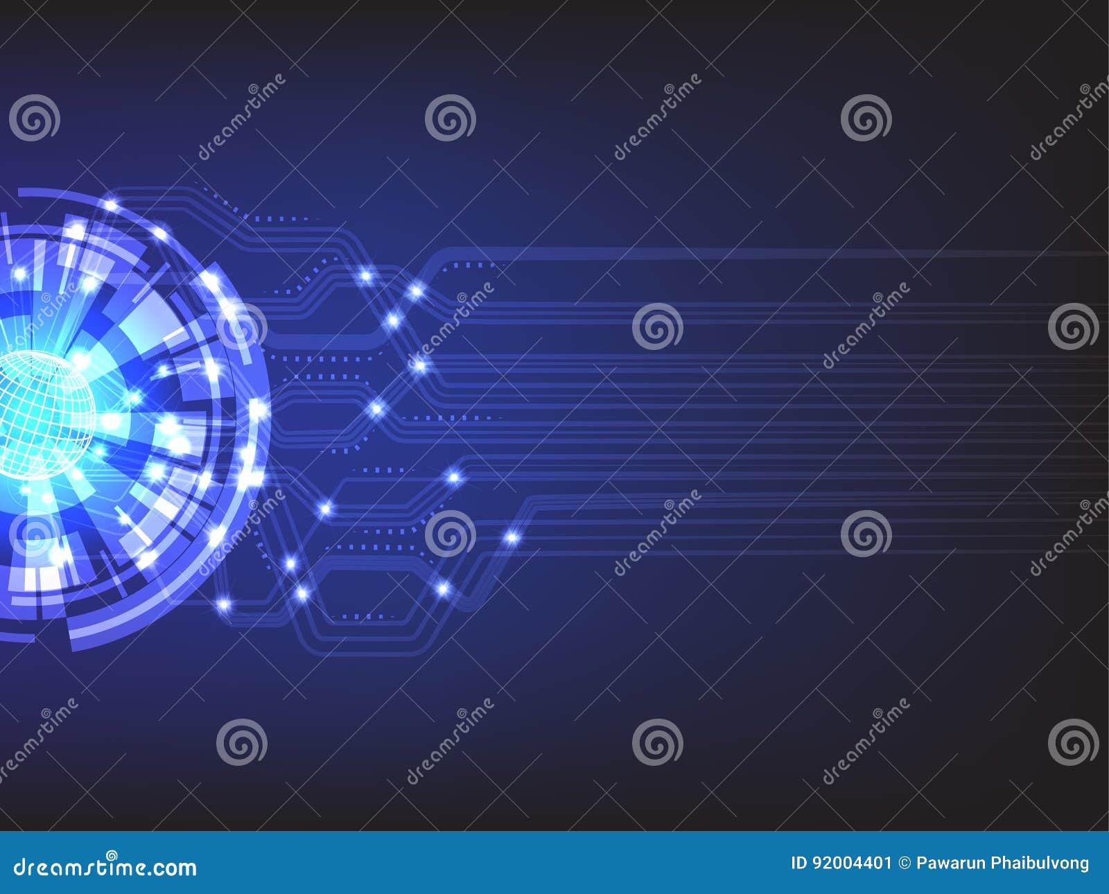Internet and Datatransmission Concept Stock Illustration - Illustration ...