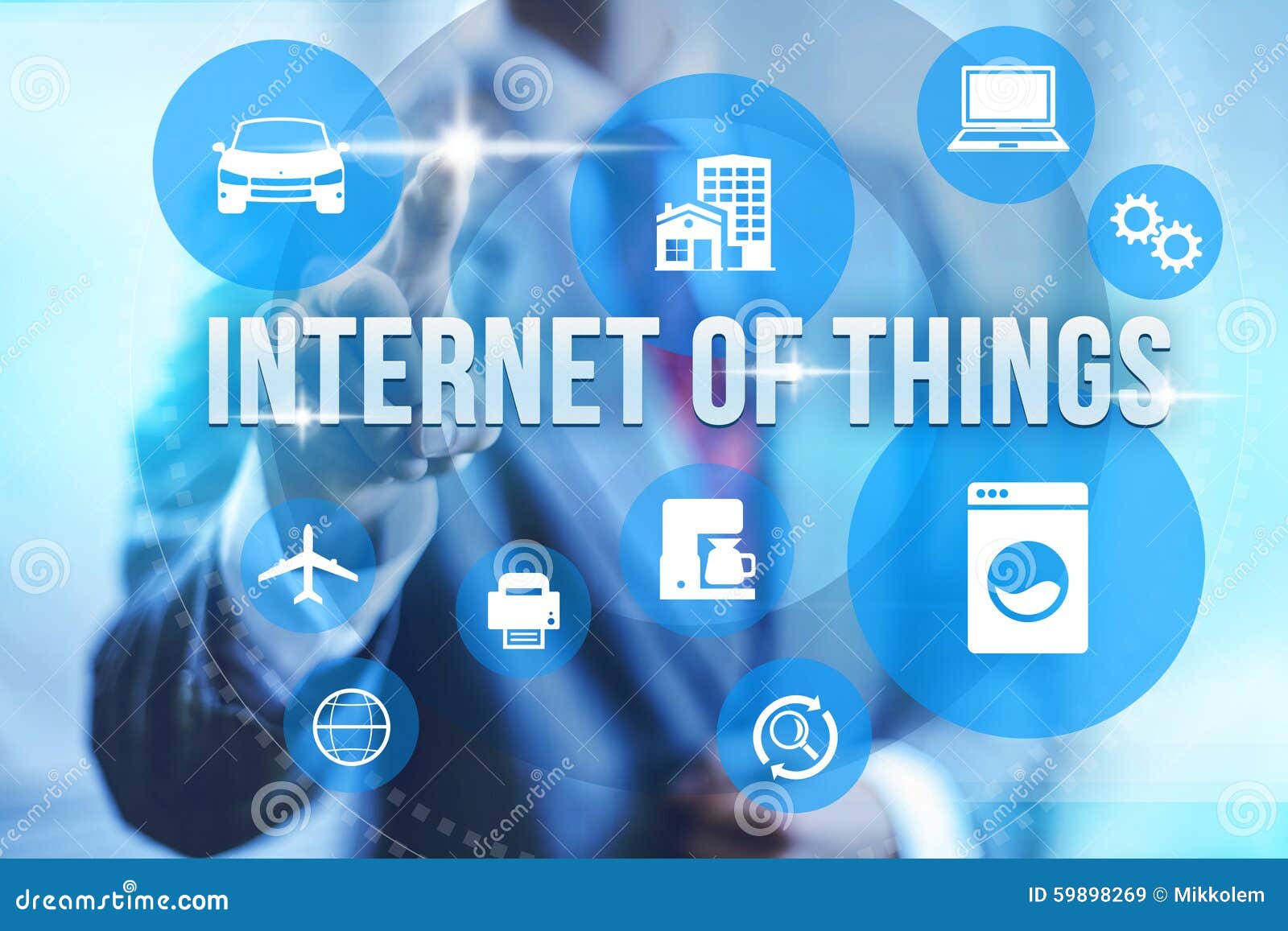 Internet Del Concepto De Las Cosas Imagen de archivo - Imagen de ...