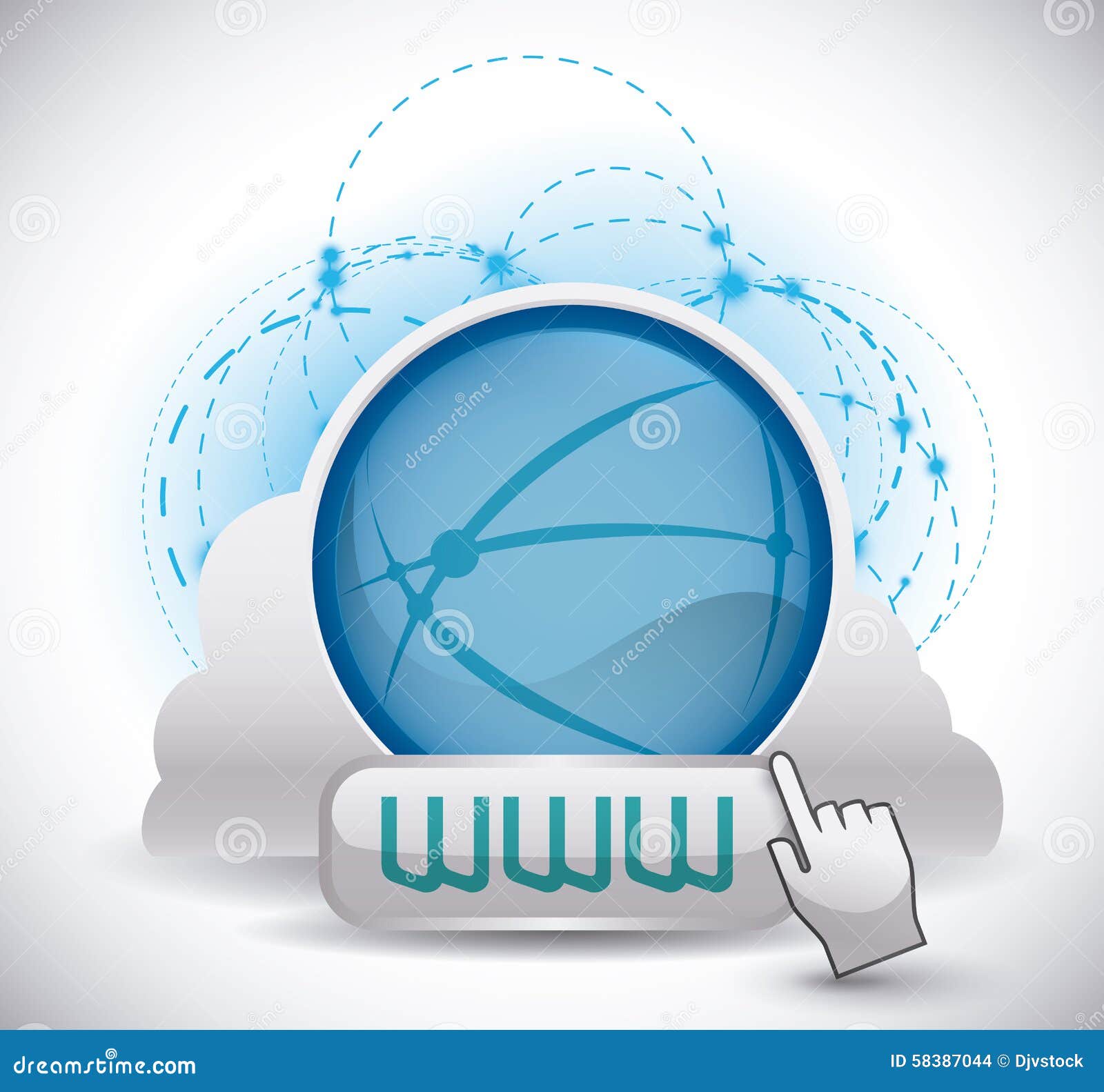 Internet design. stock vector. Illustration of modern - 58387044