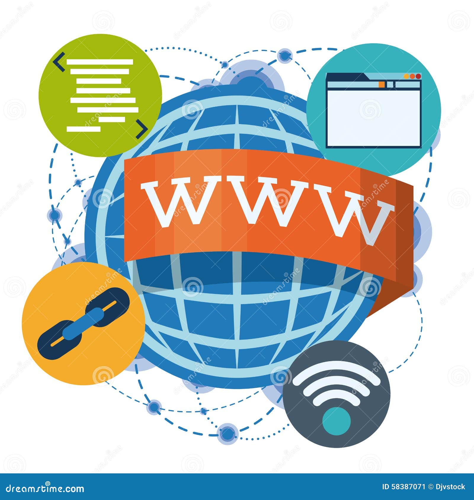 Internet design. stock vector. Illustration of internet - 58387071